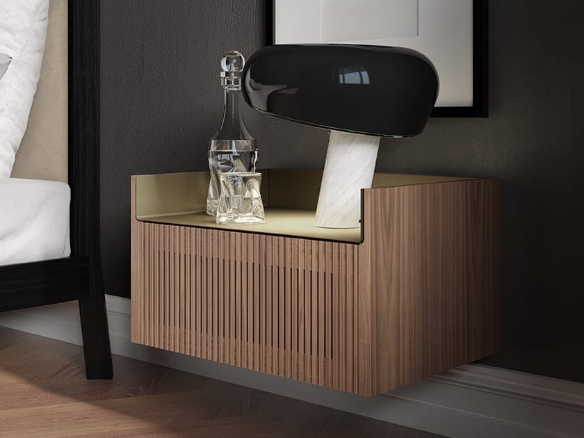 STOCKHOLM | Wall-mounted bedside table By Punt design Mario Ruiz