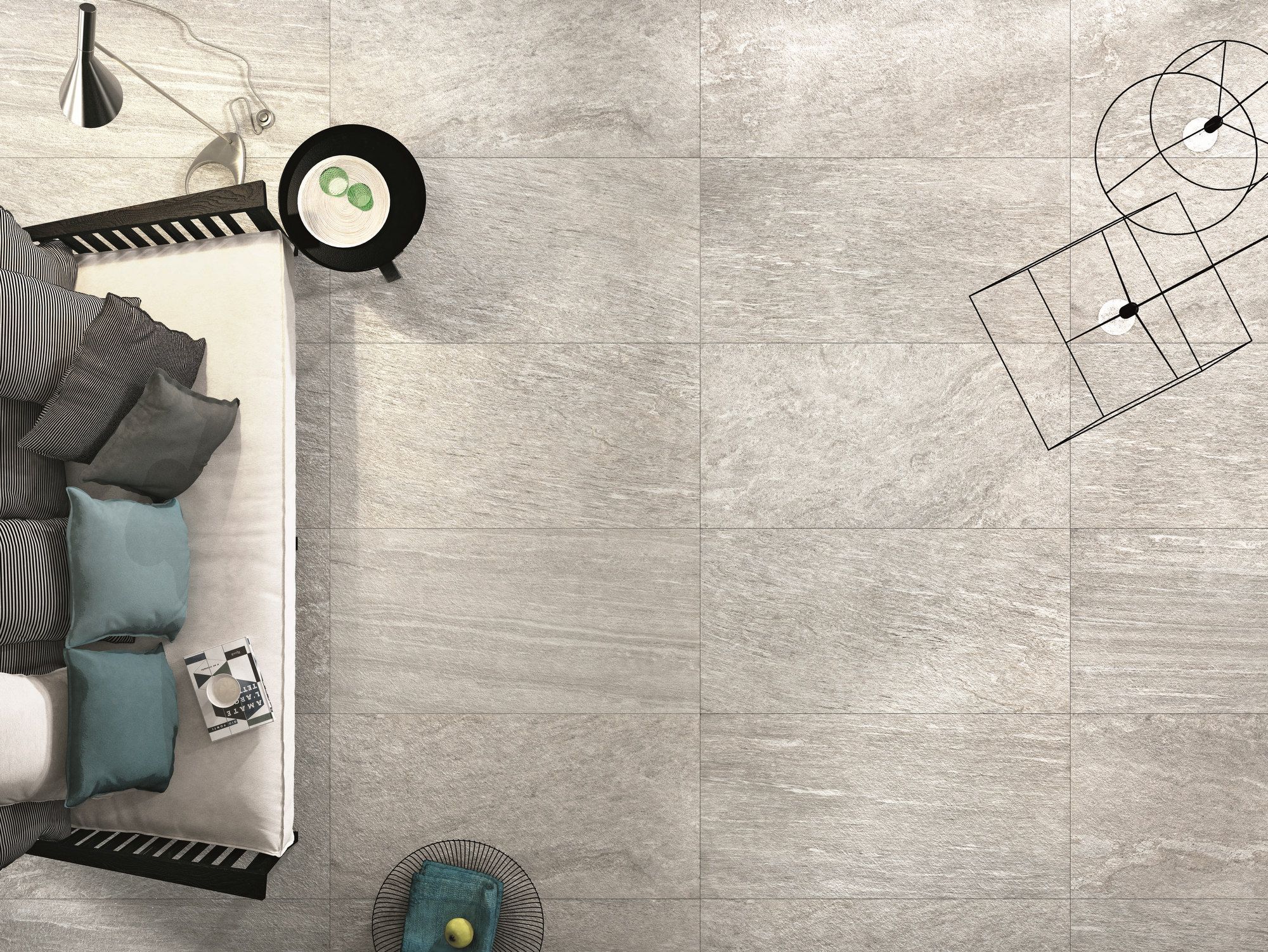 Porcelain stoneware wall/floor tiles with stone effect STONE PLAN VALS ...