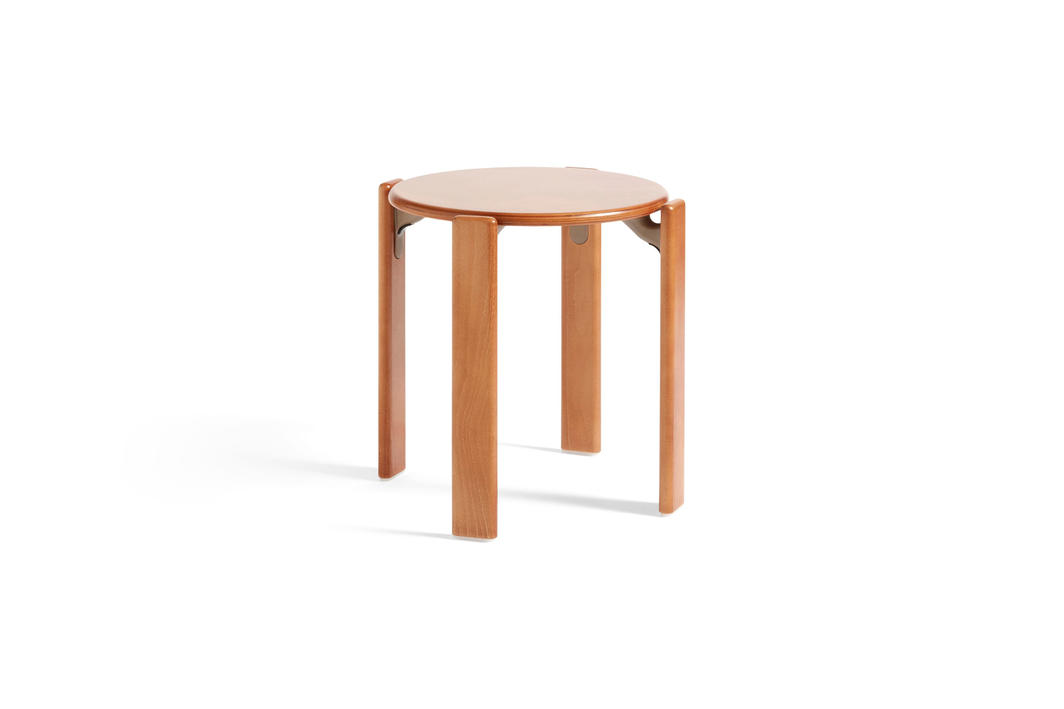 REY Low beech stool By Hay | design Bruno Rey
