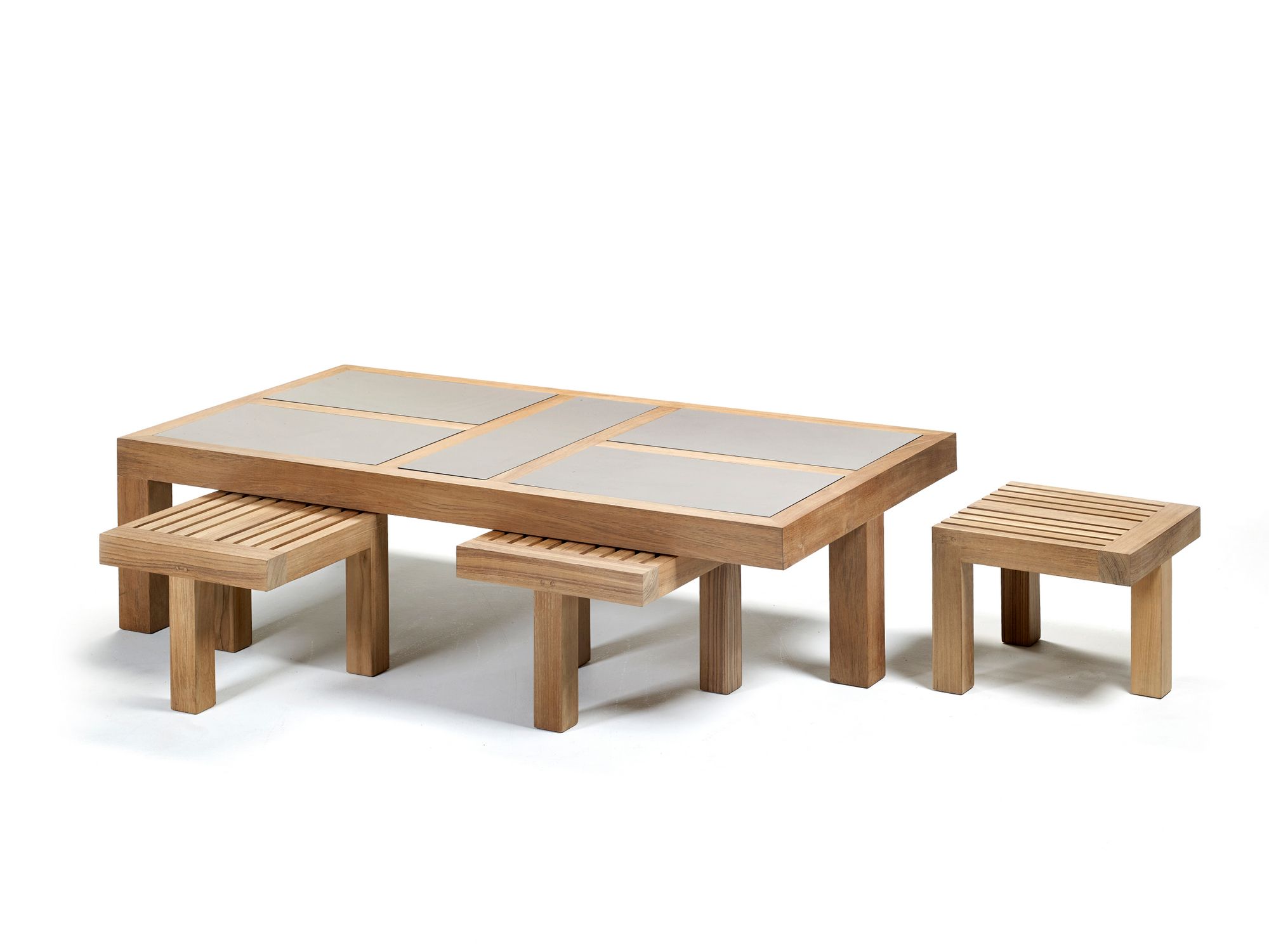 NARA | Coffee table Nara Collection By Royal Botania design Louis Benech