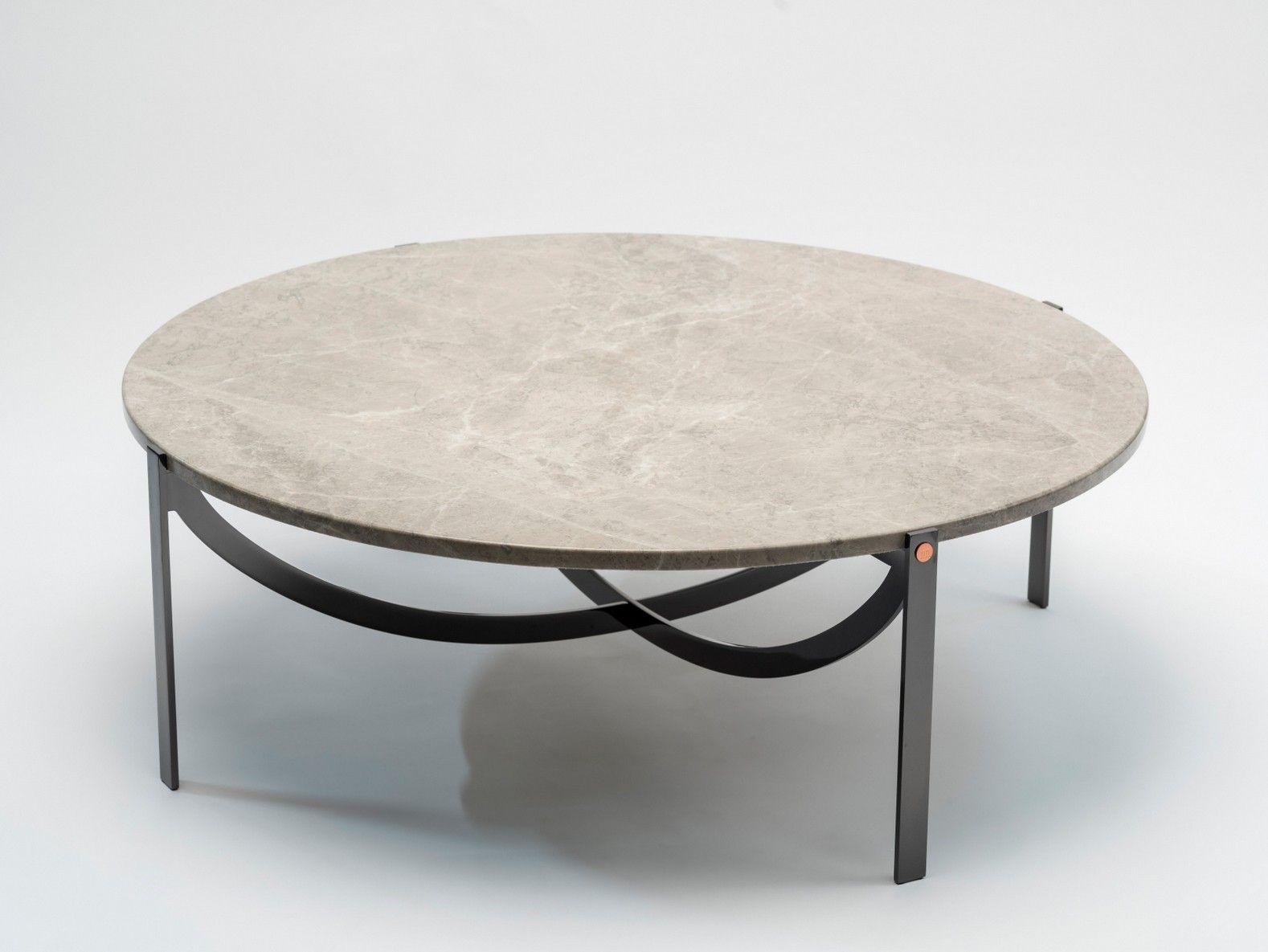 ASTRA | Coffee table Low round granite coffee table By La Manufacture ...