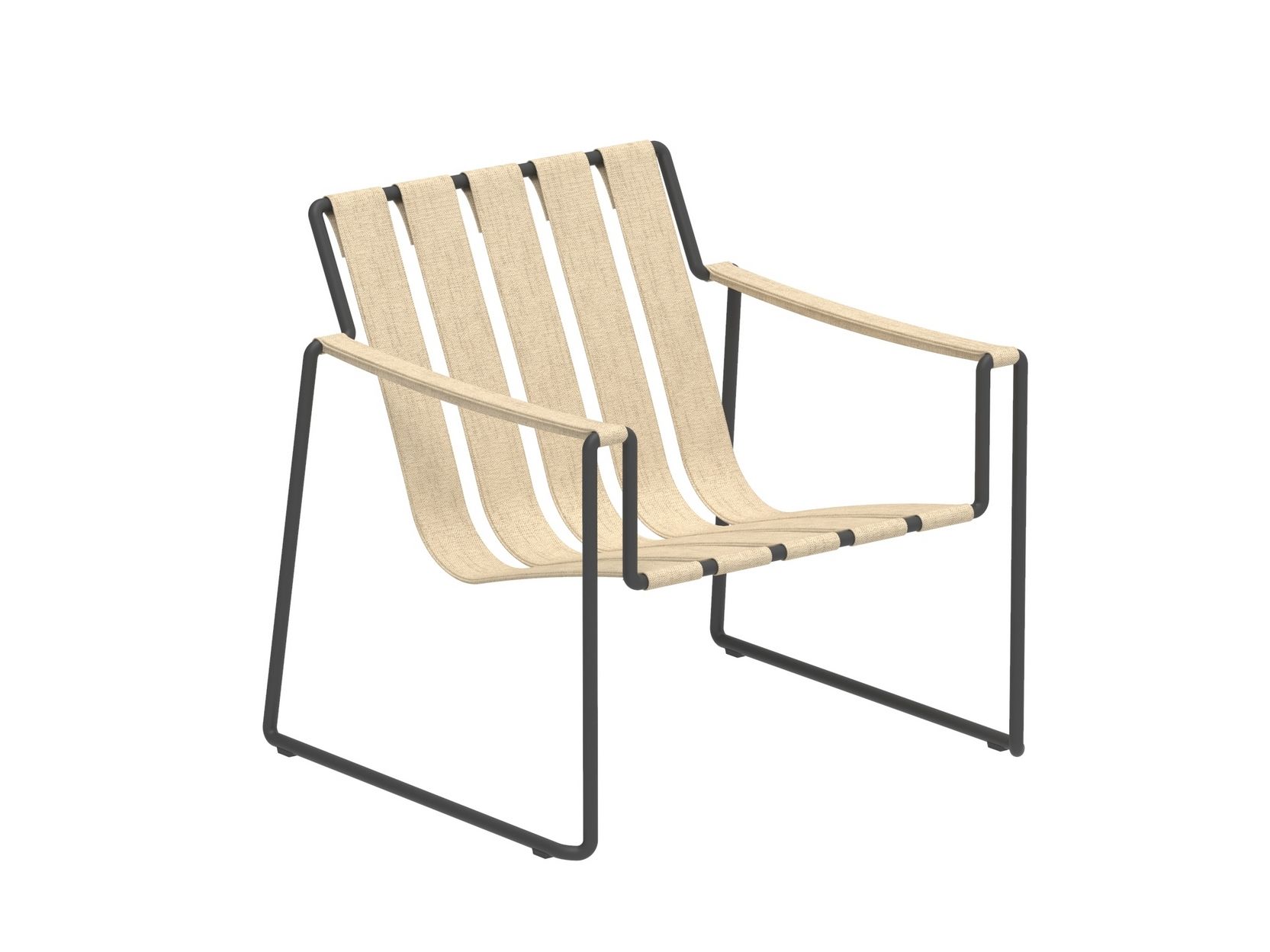 STRAPPY | Fabric easy chair Strappy Collection By Royal Botania design Kris Van Puyvelde