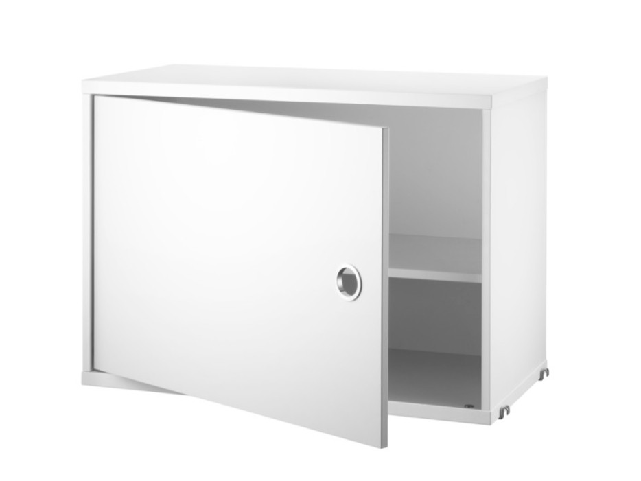 STRING® SYSTEM CABINET WITH SWING DOOR wall cabinet By String Furniture ...