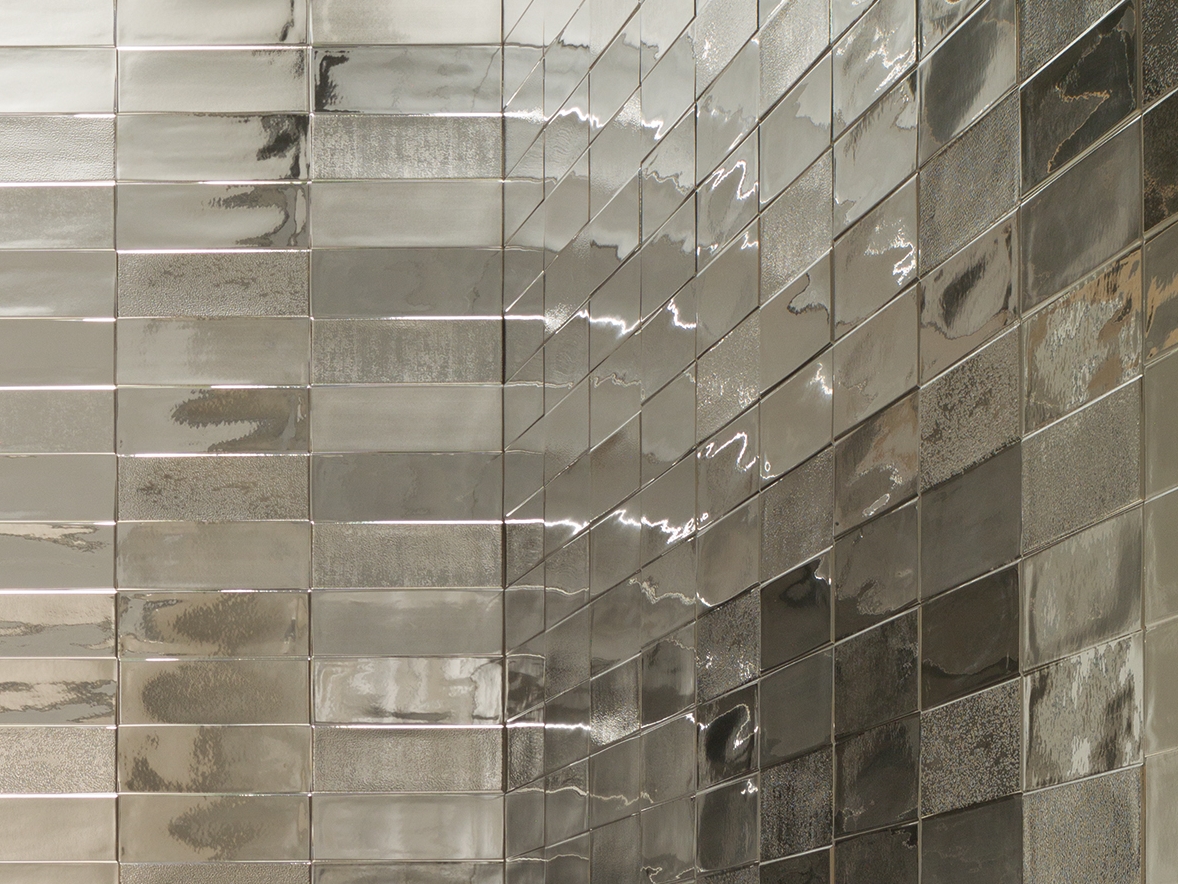 STUDIO METAL Rectified porcelain stoneware wall tiles By Porcelanosa