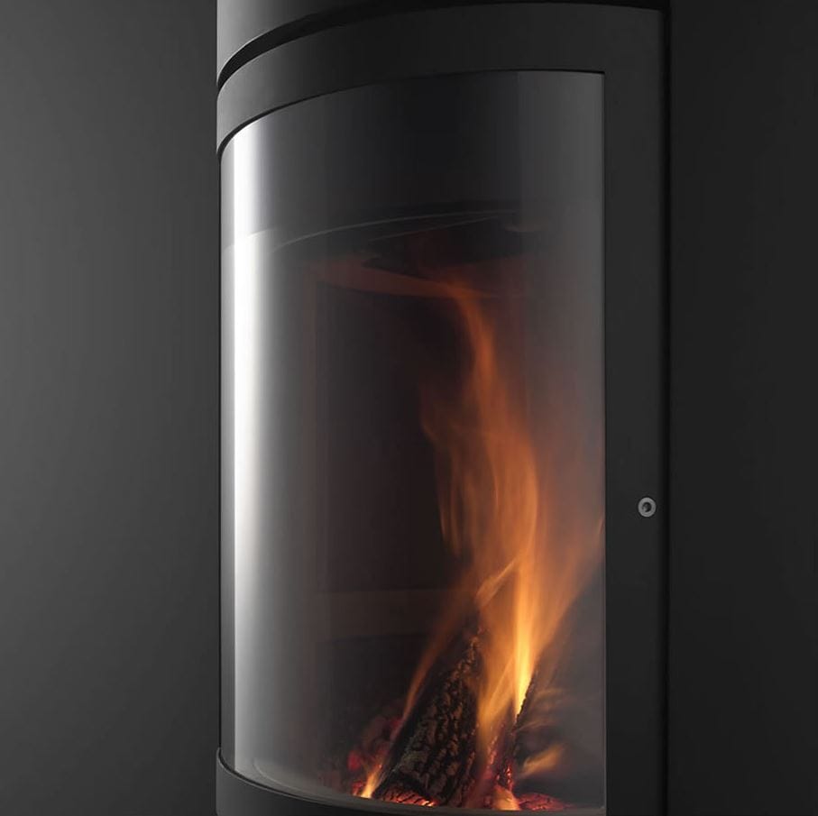 Wood-burning swivel steel stove STÛV 30-IN R Stûv 30 Collection By Stûv