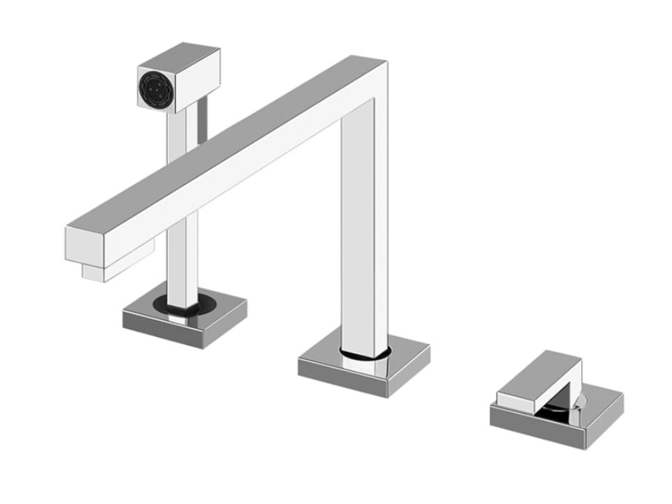 SU&GIU | 3 hole kitchen mixer tap By Gessi