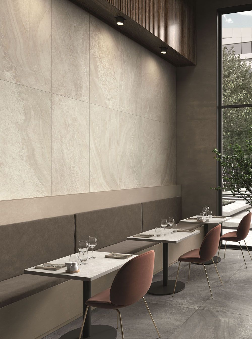SUBURB GREY outdoor floor tiles By Panaria Ceramica