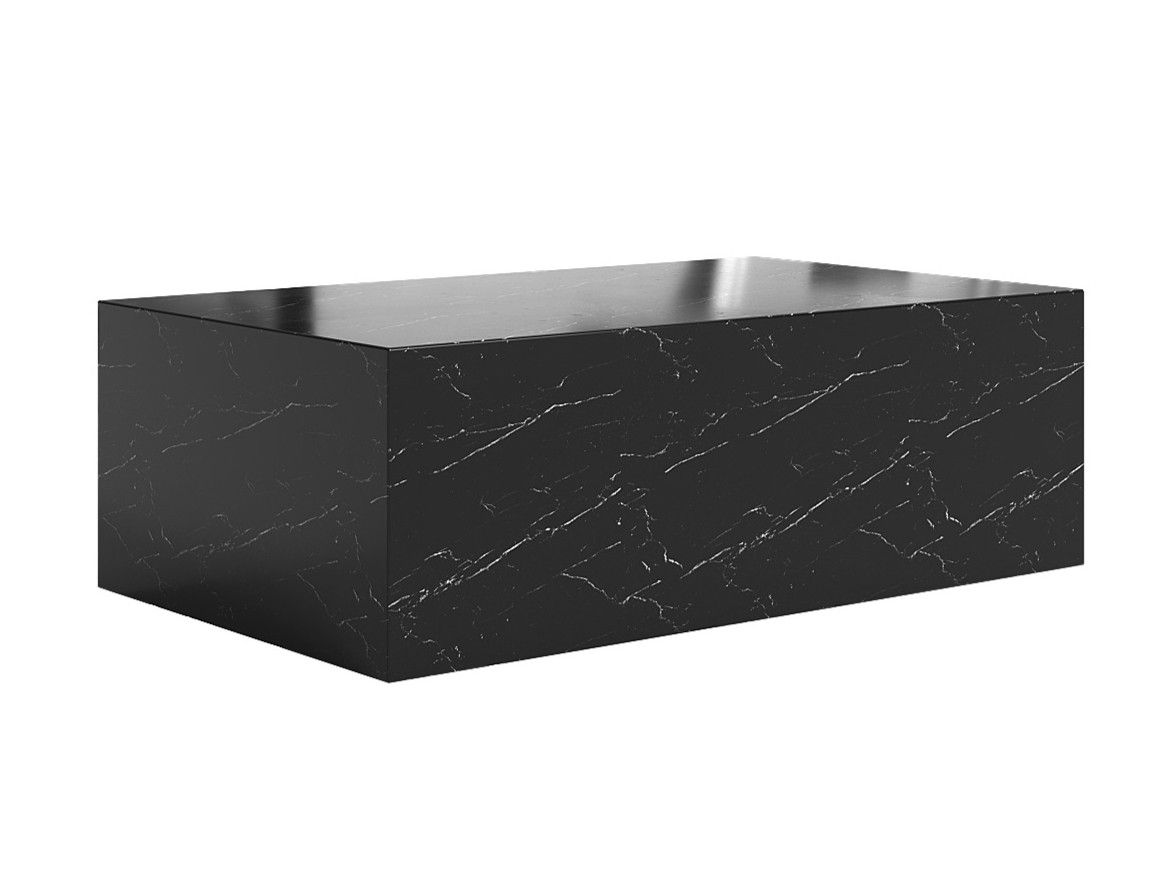 SUGAR CUBES | Coffee table for living room Low rectangular wood veneer ...