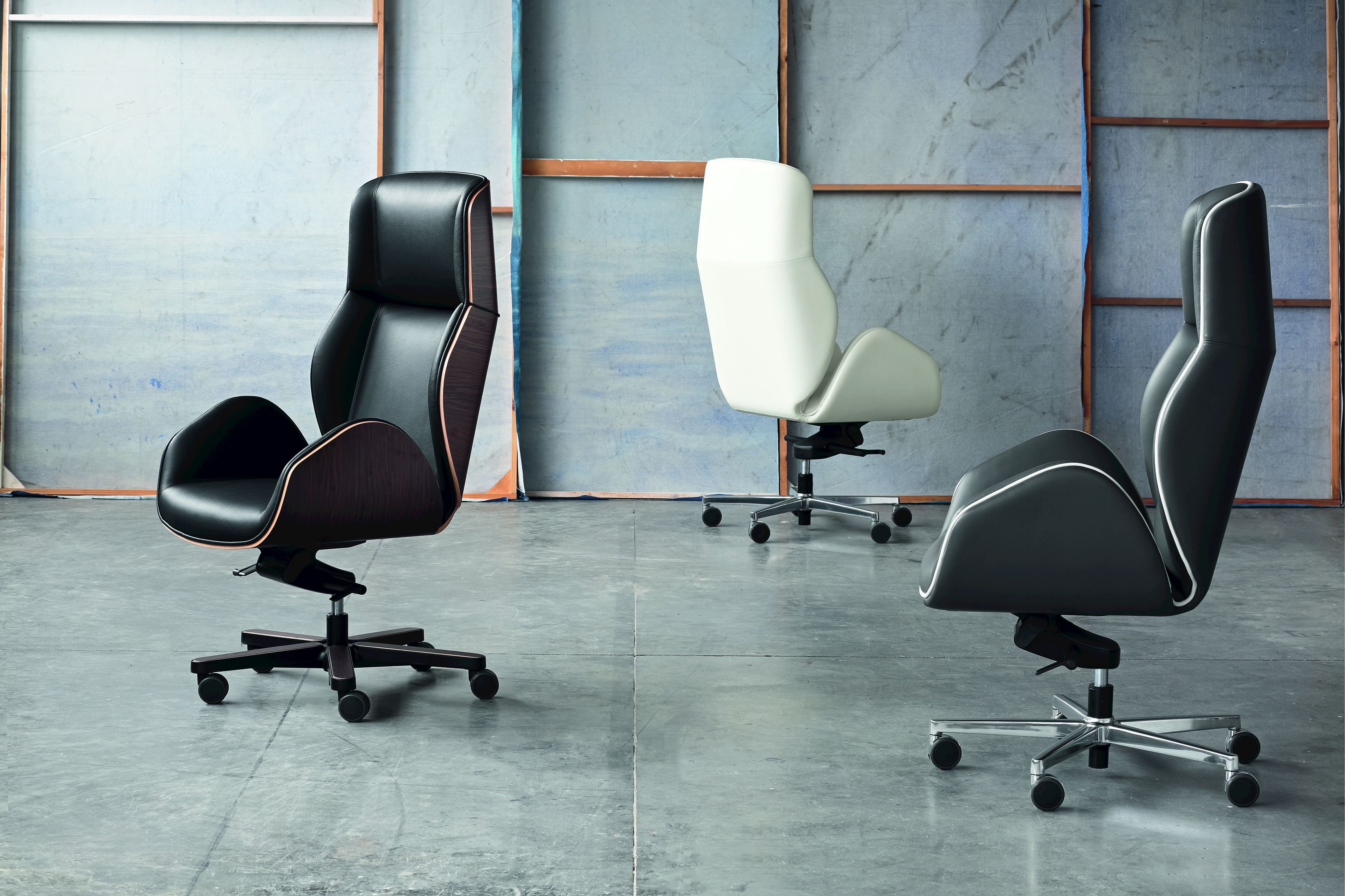 SUONI EXECUTIVE Executive office armchair with rosewood outer shell By ...