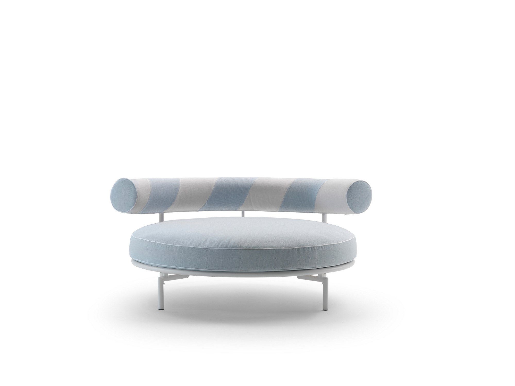 SUPERMAX OUTDOOR Round fabric garden sofa By Flexform | design Antonio Citterio