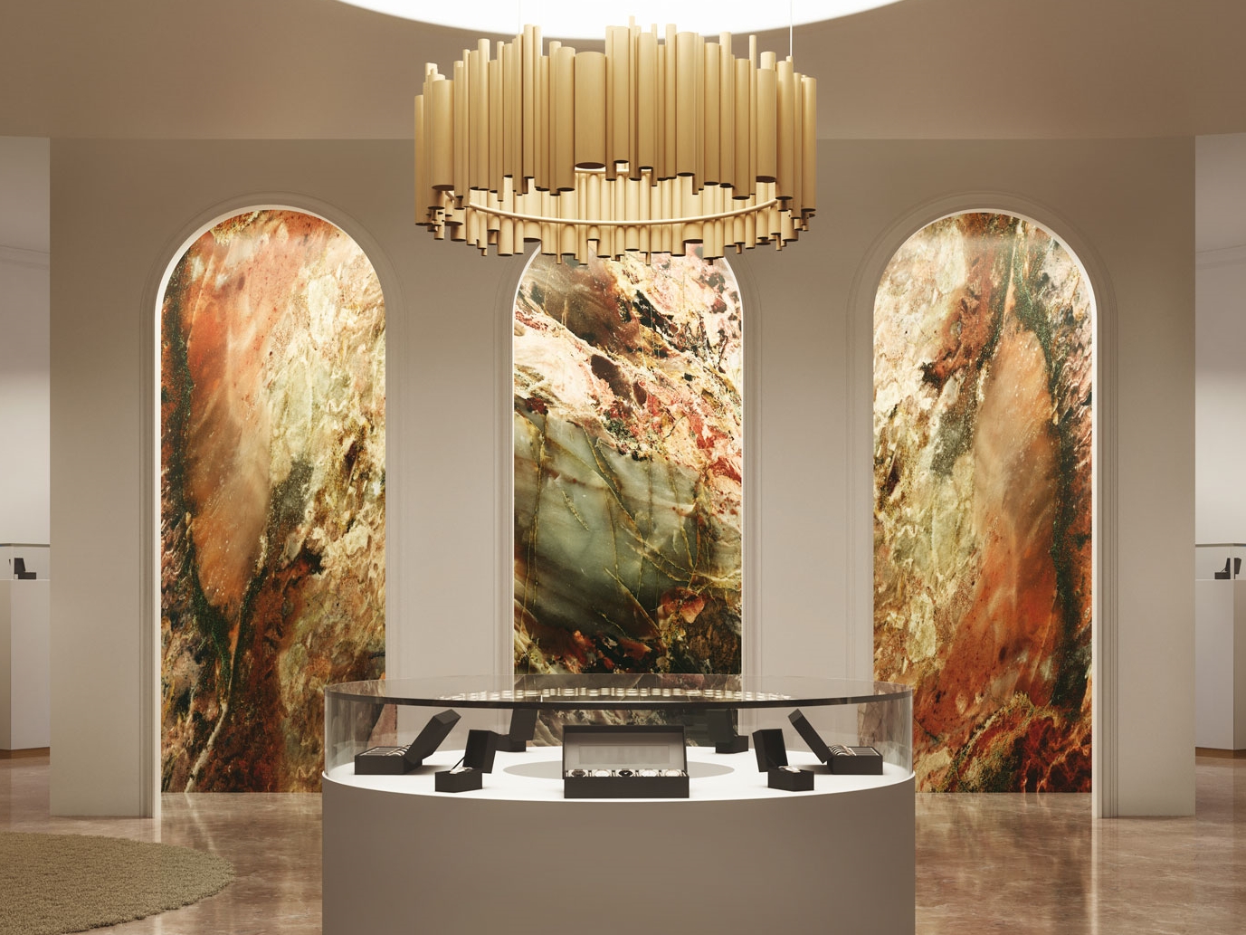 Resin Decorative panel SUPERNOVA Infinity Gems Collection By Tecnografica