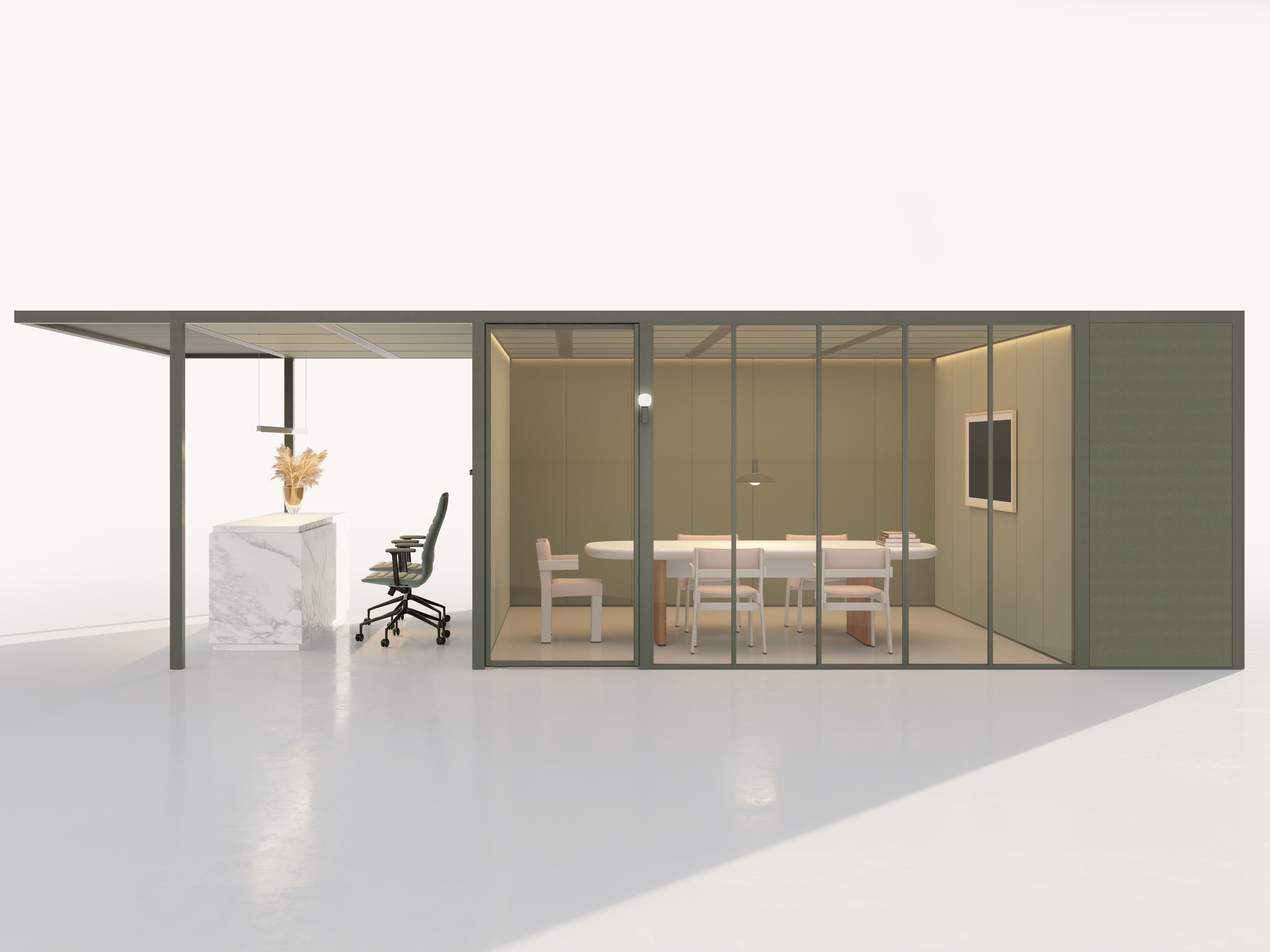 PAVILION O Reception desk By Kettal