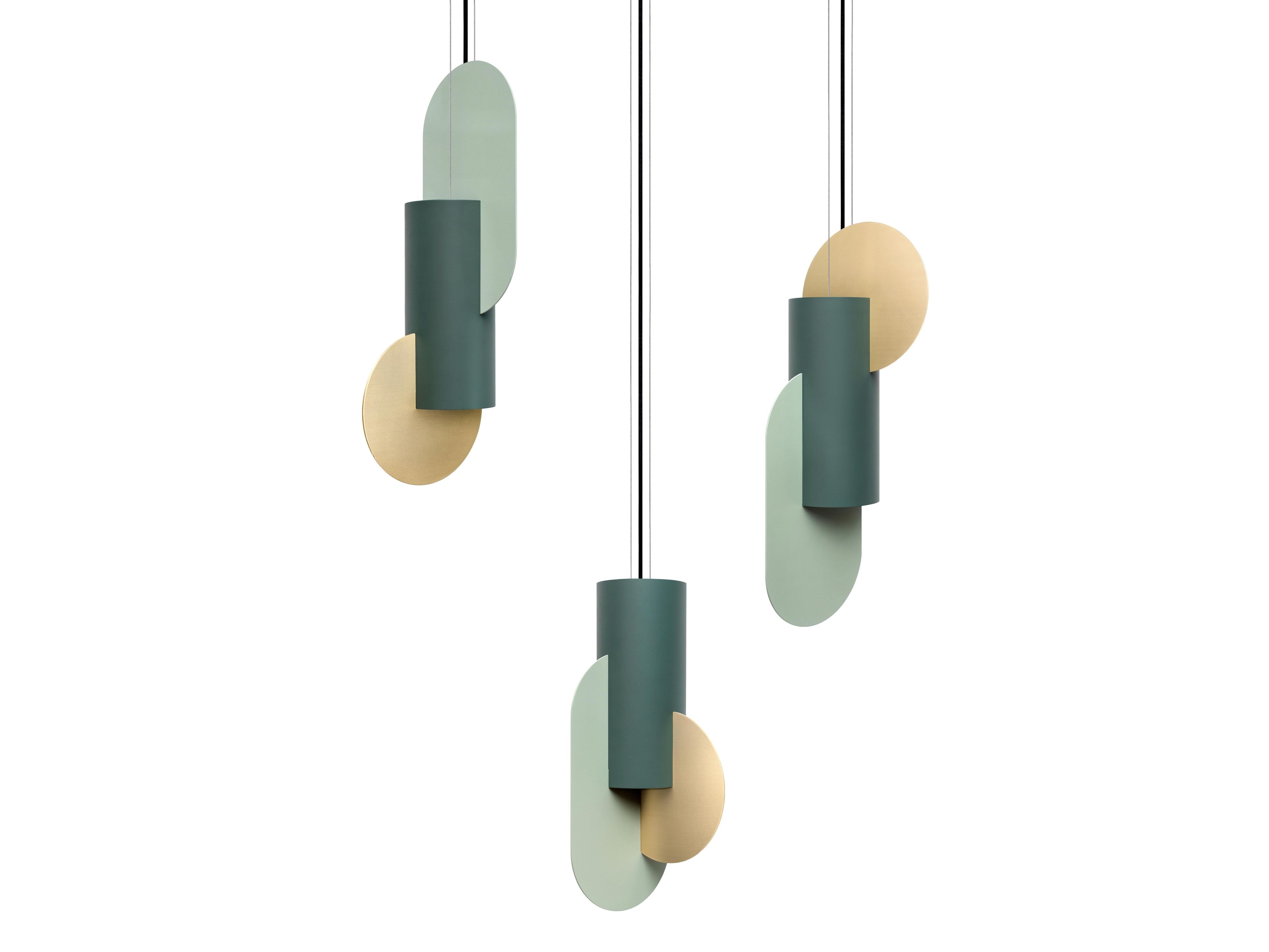 SUPREMATIC CS5 THREE LAMP SET LED metal pendant lamp By NOOM | design ...