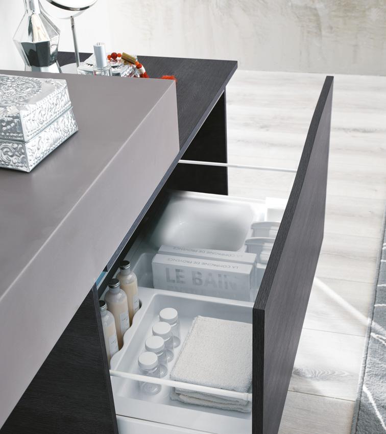 Vanity unit with drawers SWING 19 SOUND.Swing Collection By BMT