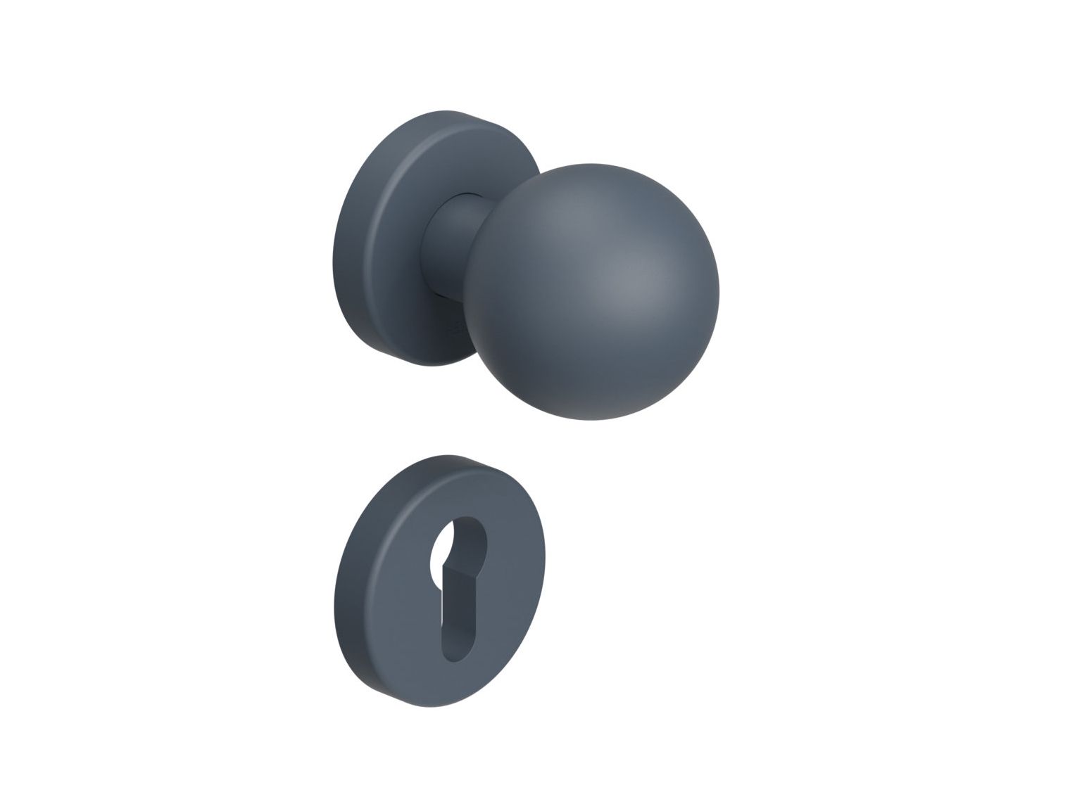 SYSTEM 111 MATT | Türknöpf mit Schloss Kollektion System 111 matt By HEWI