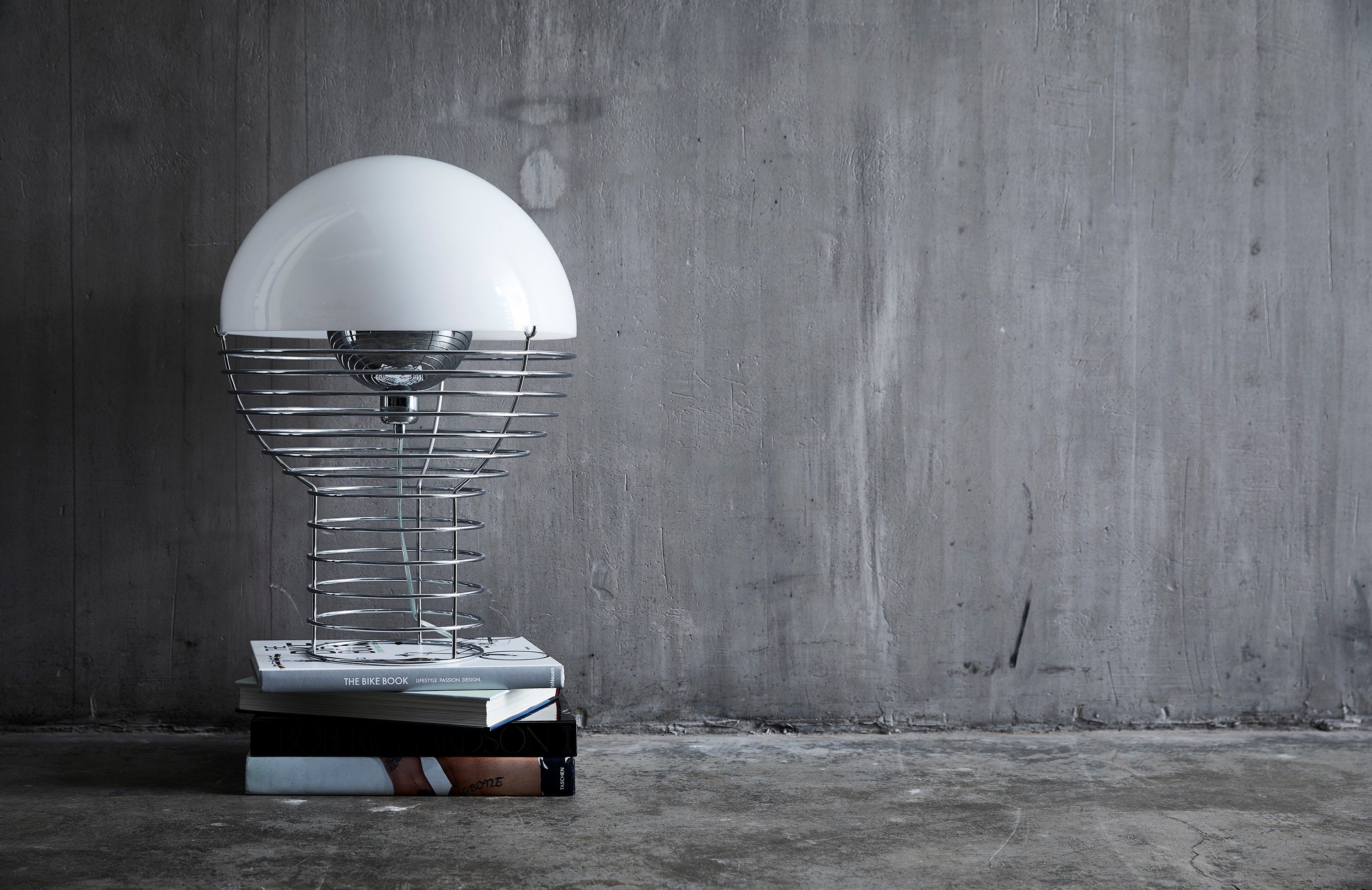 Steel table lamp WIRE | Table lamp Wire Collection By Verpan design ...