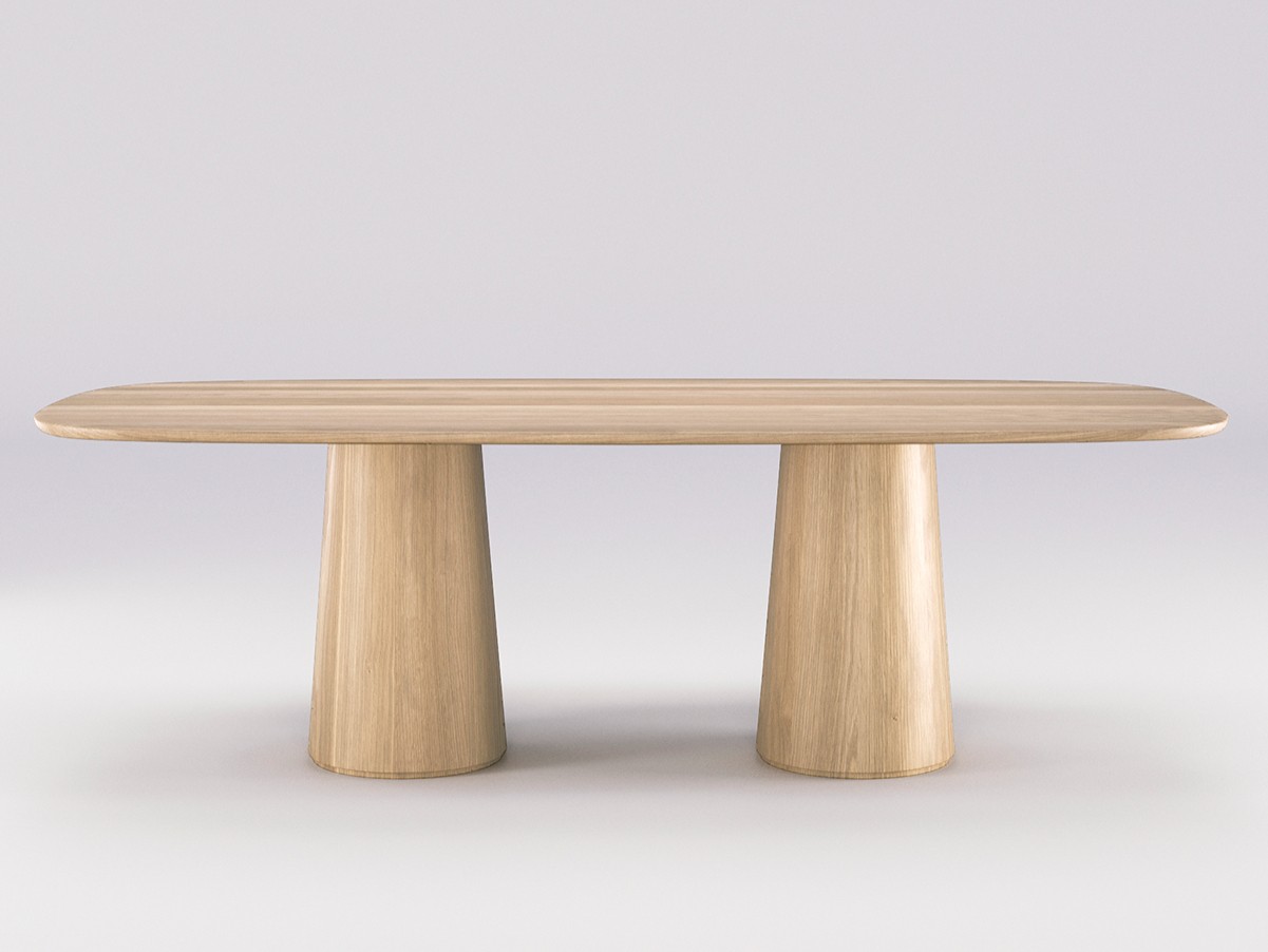 AMOS Rectangular wooden dining table By Wewood