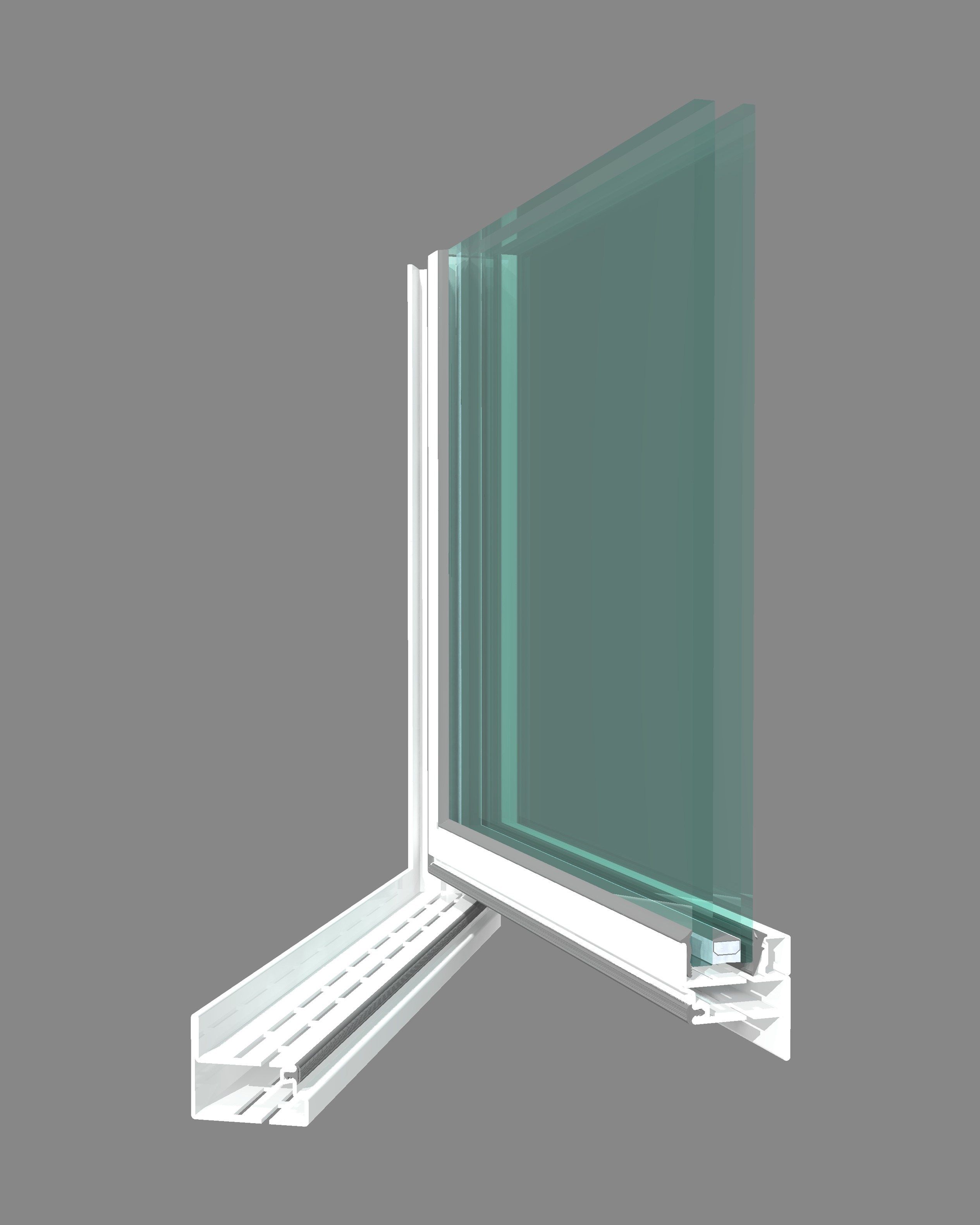 Lift and slide steel double glazed window TABS® | Lift and slide window ...