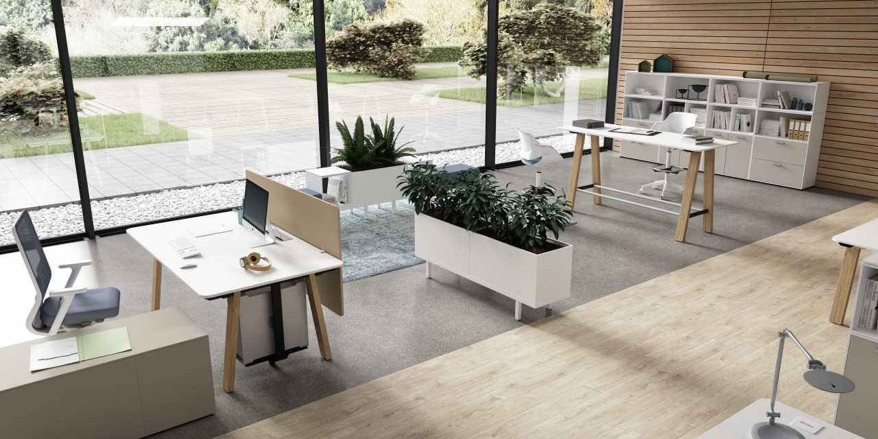 TAKE OFF EVOLUTION COUNTRY | Office desk with cable management Take Off ...