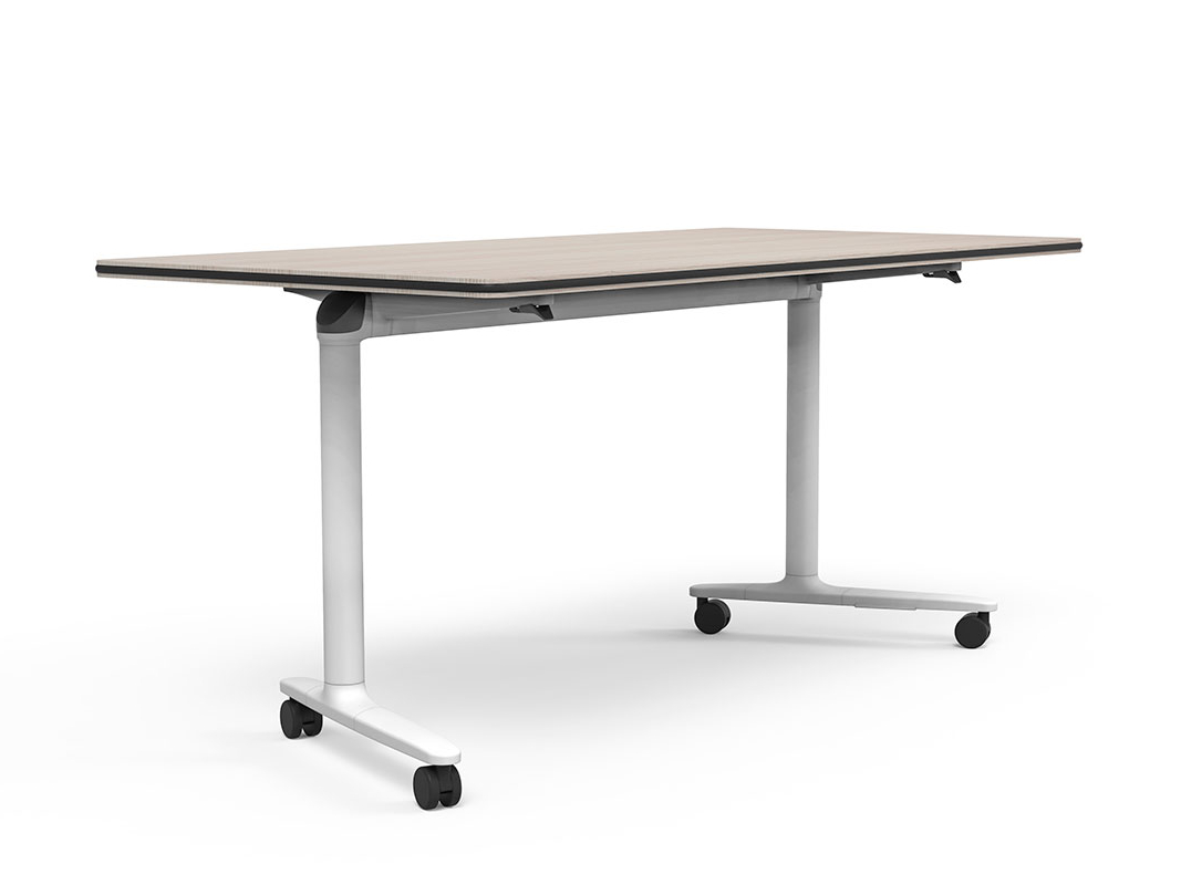 TALENT Escritorio de oficina ajustable en altura plegable By ACTIU ...