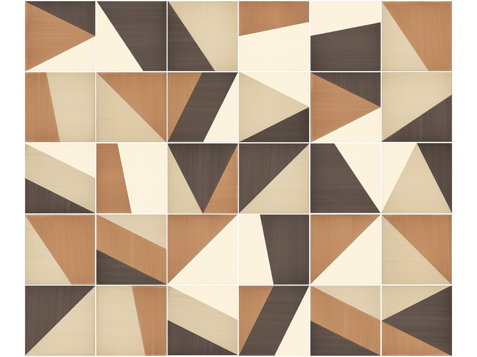 Glazed porcelain stoneware wall tiles / flooring TANGRAM 1 Tangram ...