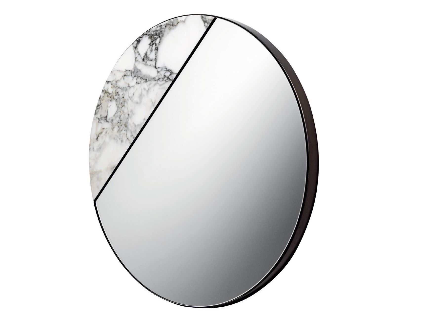 TAREG Wall-mounted marble mirror By Visionnaire | design Armando Bruno
