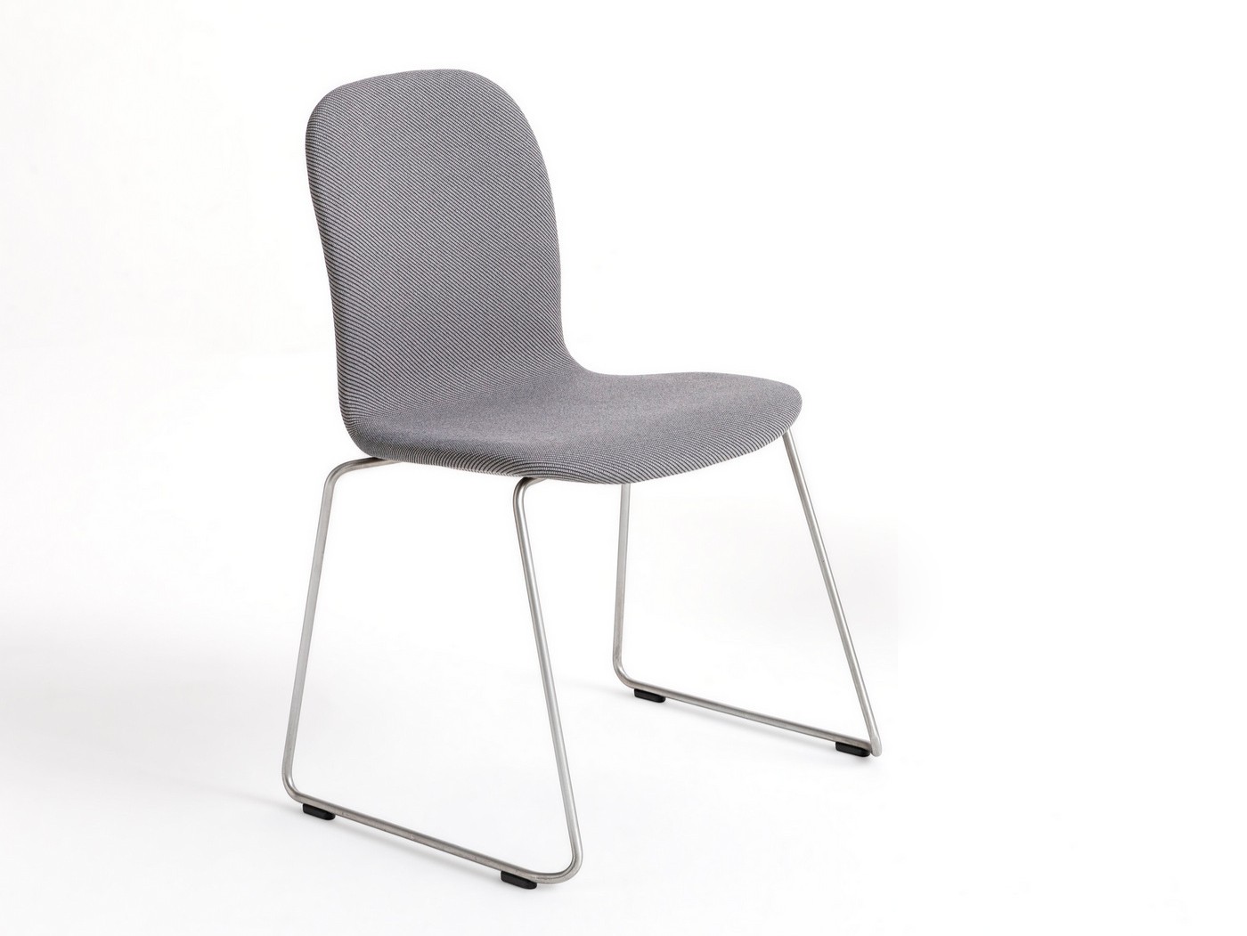 TATE SOFT Stackable sled base fabric chair By Cappellini | design ...