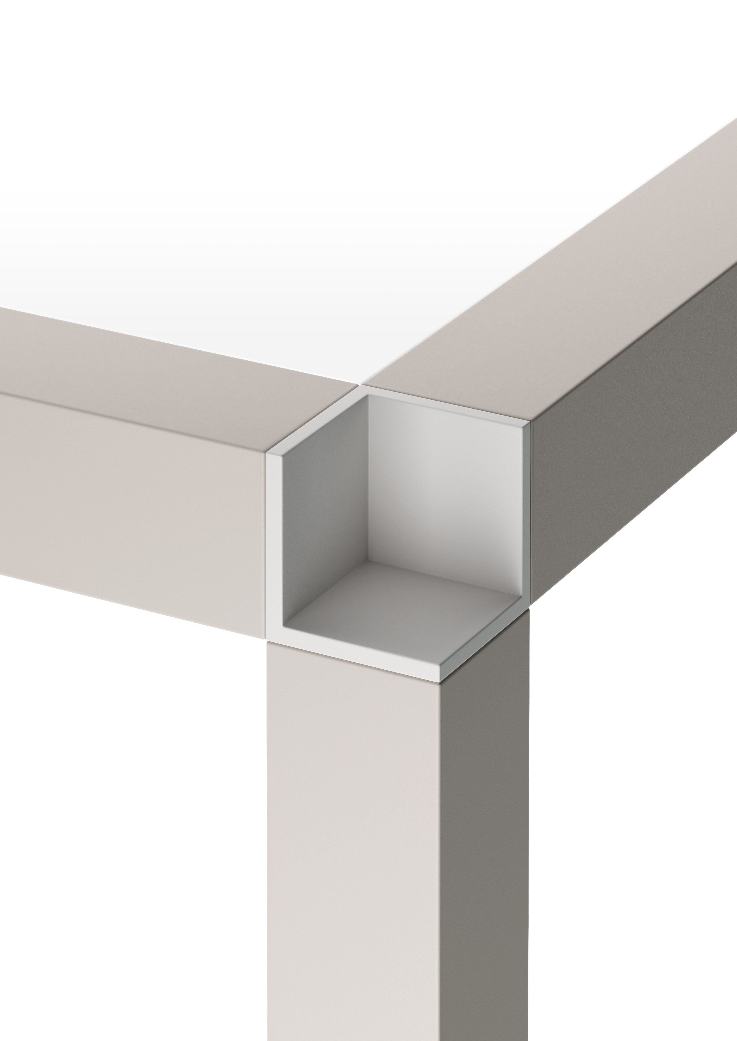 TAVOLO ZERO SQUARE - Z03 | Square table Tavolo Zero Collection By Alias ...