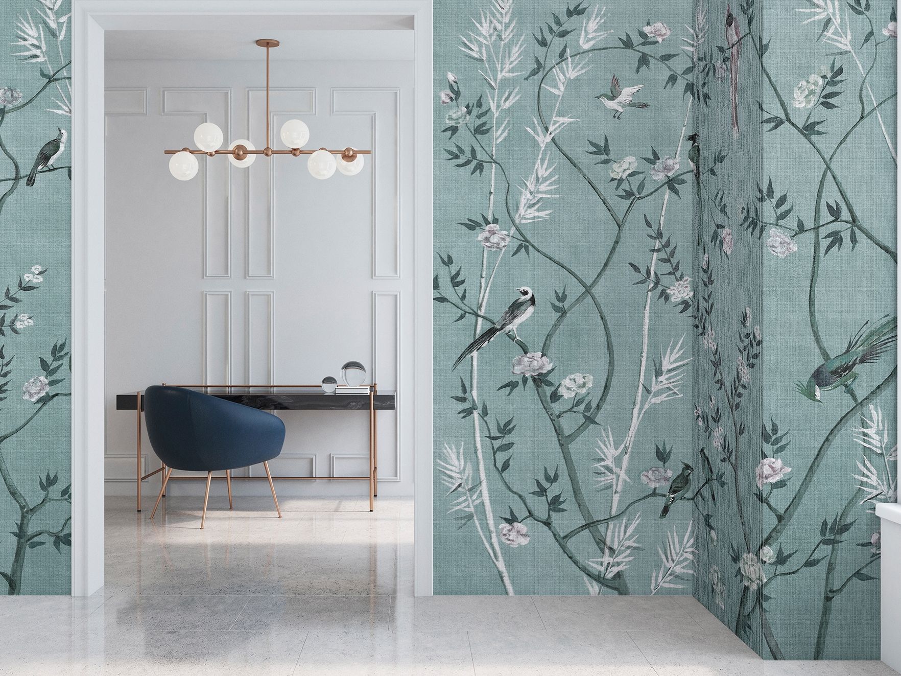 TEA ROOM Wallpaper By Architects Paper | design Patel Studio
