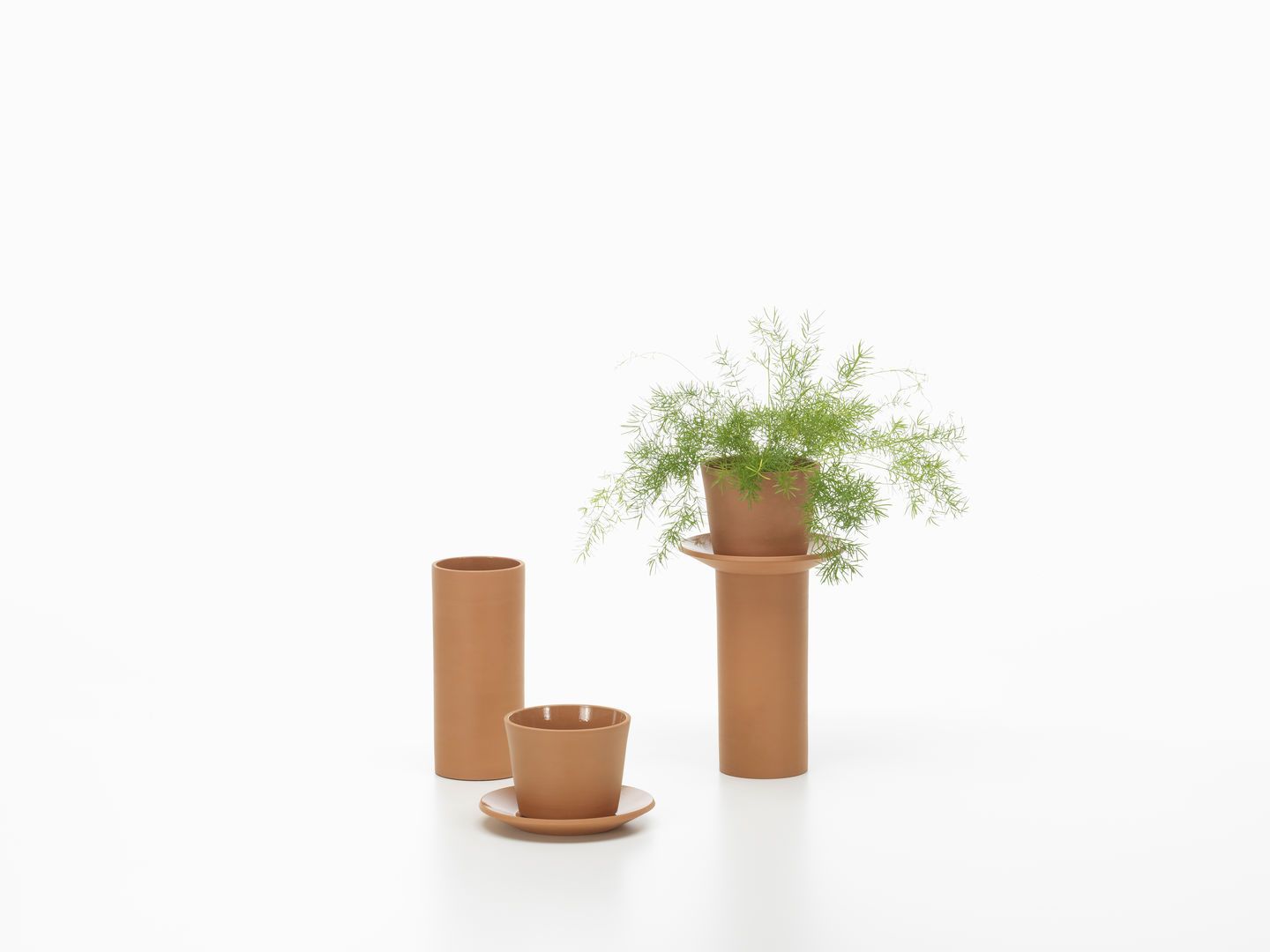 TERRACOTTA POTS SMALL By Vitra design Thélonious Goupil