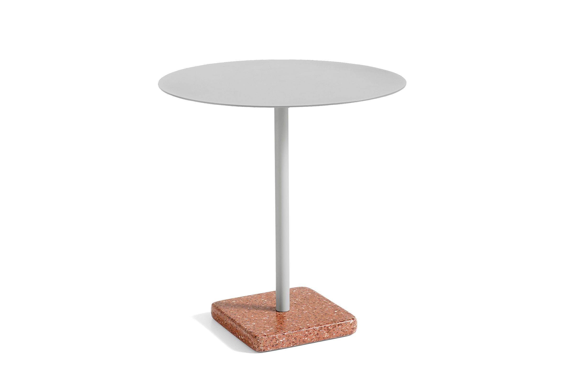 TERRAZZO Round powder coated steel table By Hay | design Daniel Enoksson