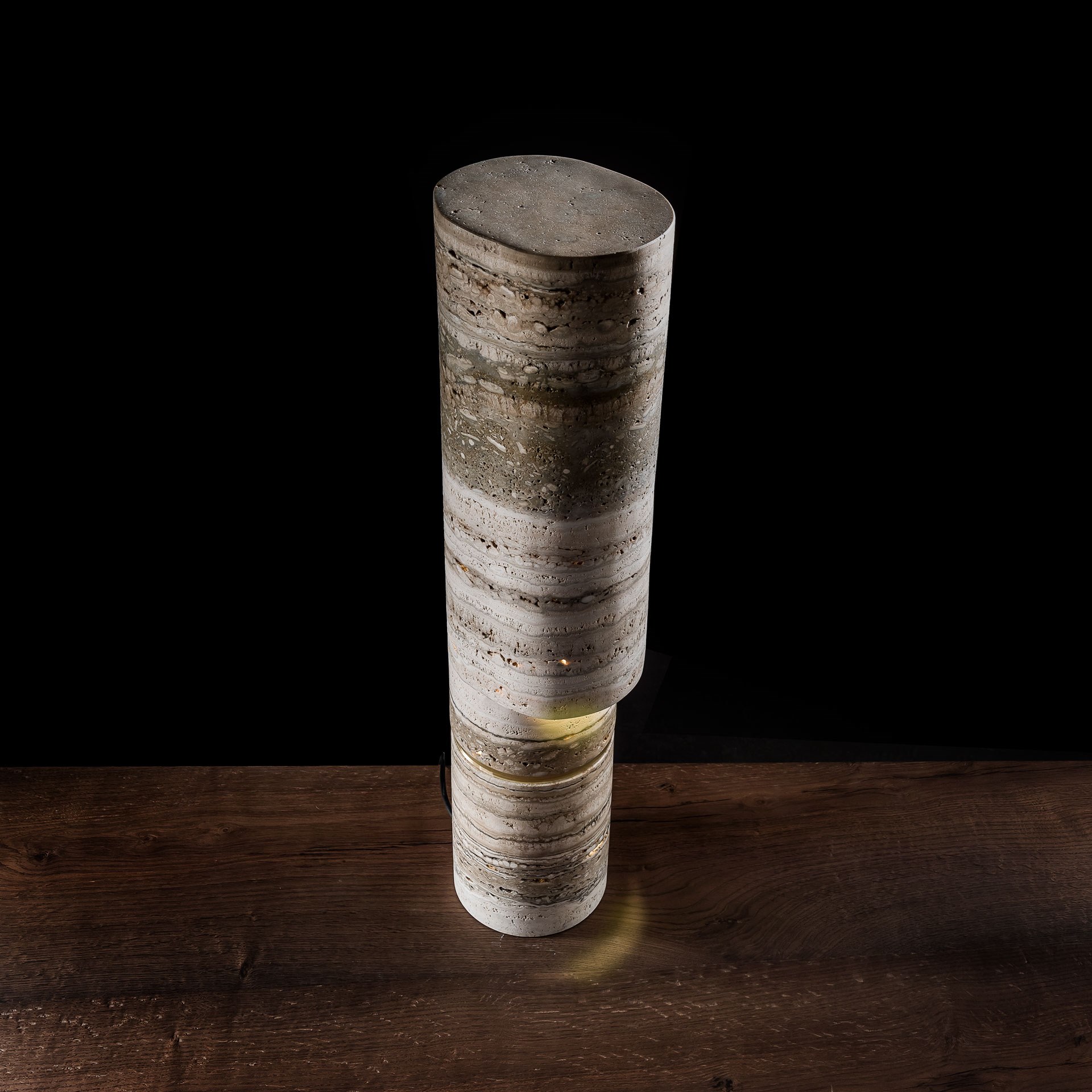TEST-ONE | Rapolano travertine table lamp Rapolano travertine table ...