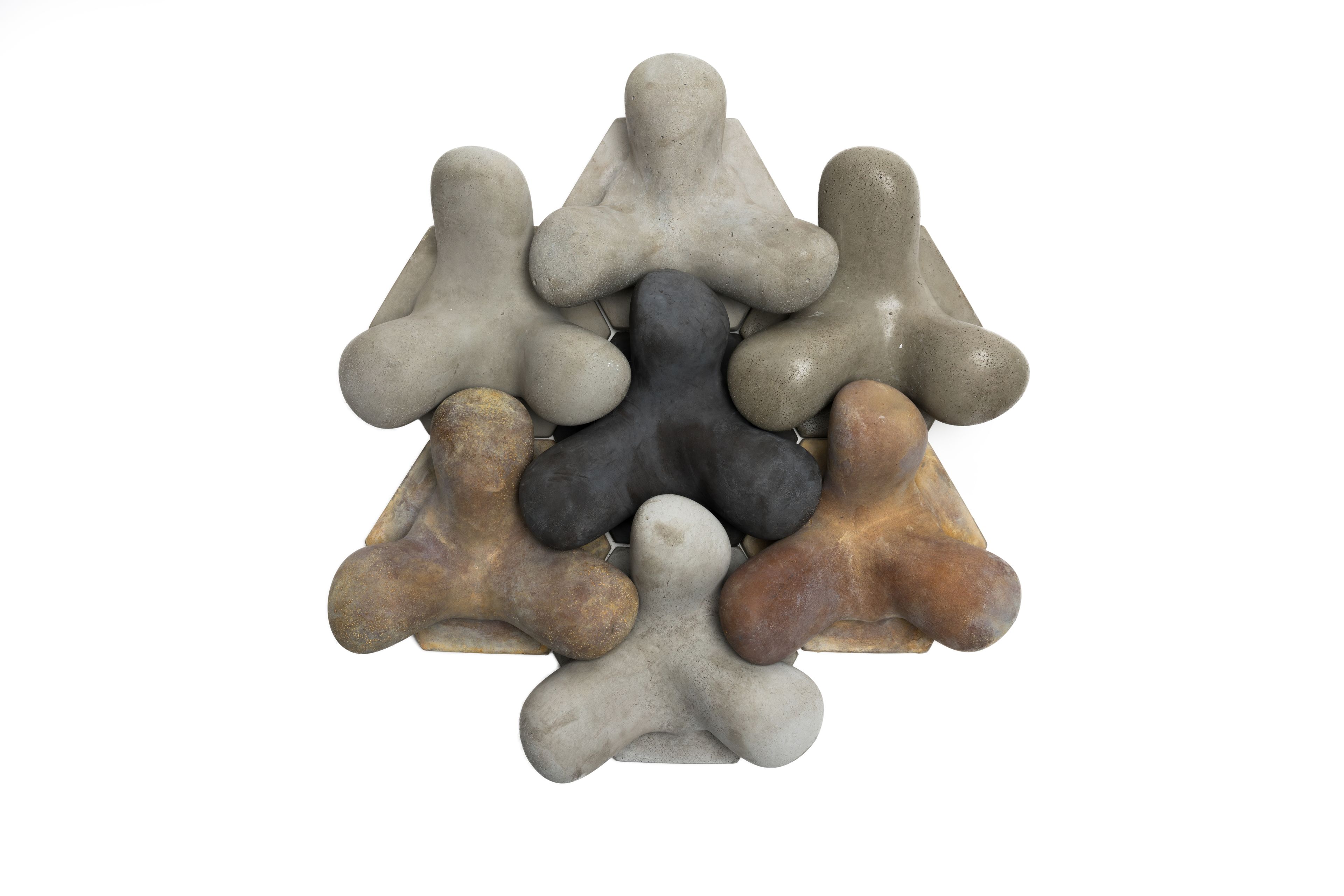 Ceramic 3D Wall Mosaic TETRAPOD 3D tiles Collection By Makhno Product ...