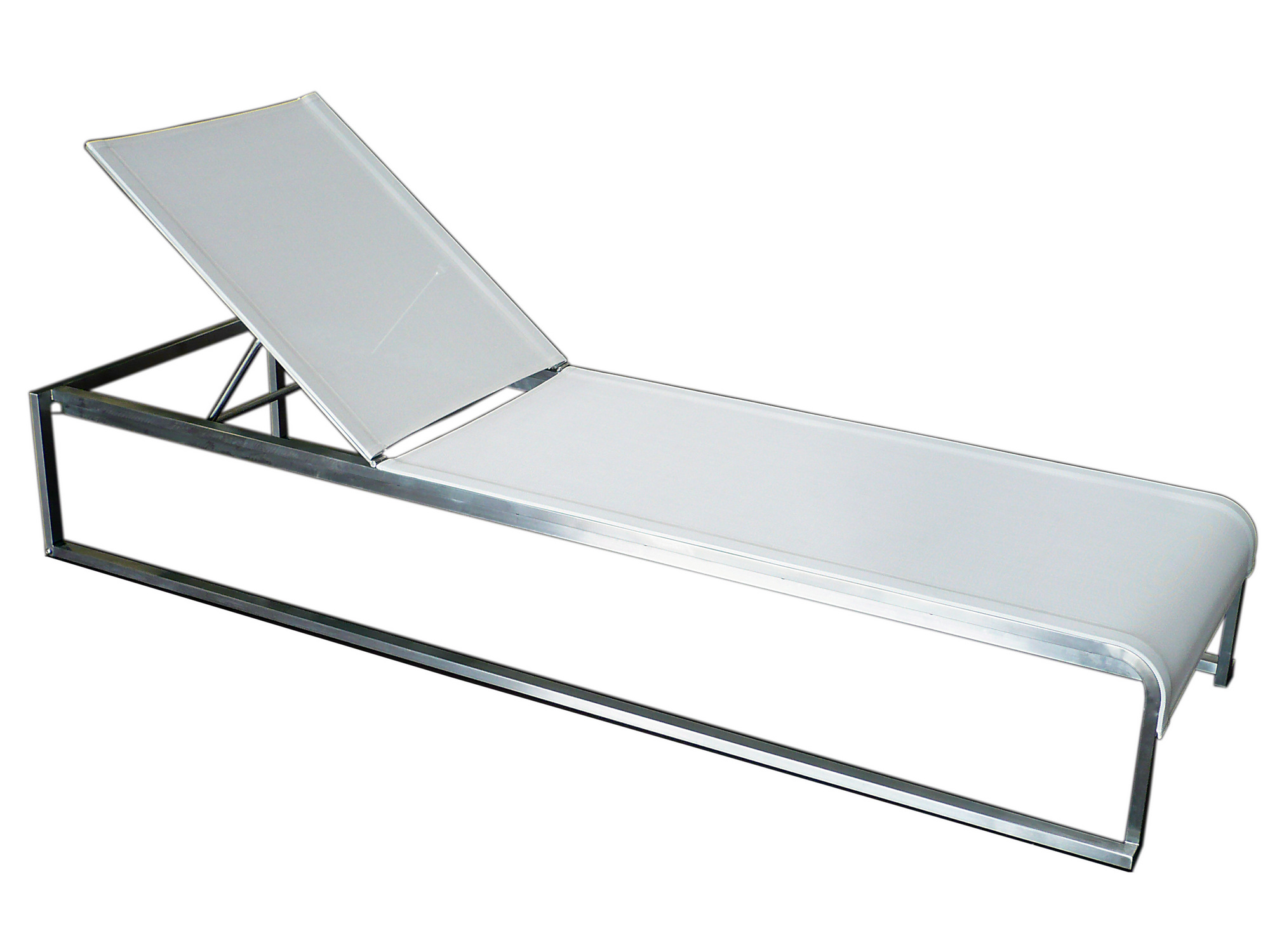 Stackable stainless steel sun lounger THETIS By MOBIKA GARDEN