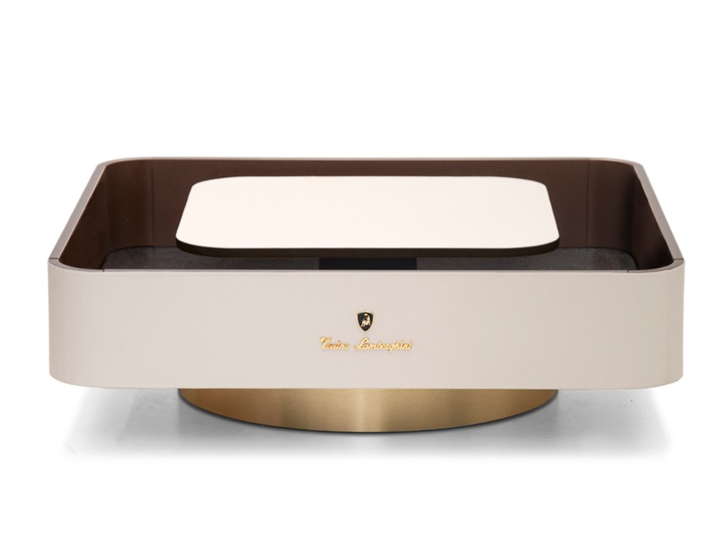 TL31/R | Coffee table Square leather coffee table By Tonino Lamborghini ...