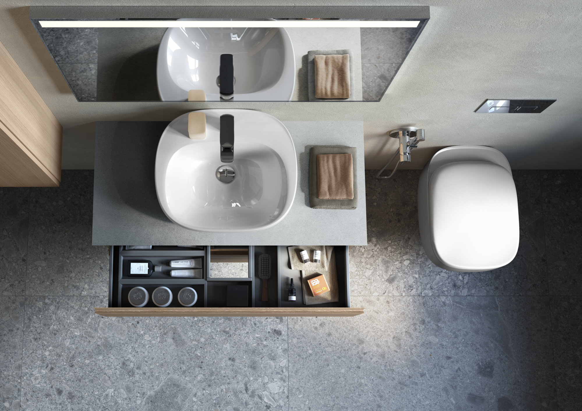 Wc sospeso in ceramica RAK-ILLUSION | Wc Collezione RAK-Illusion By RAK ...