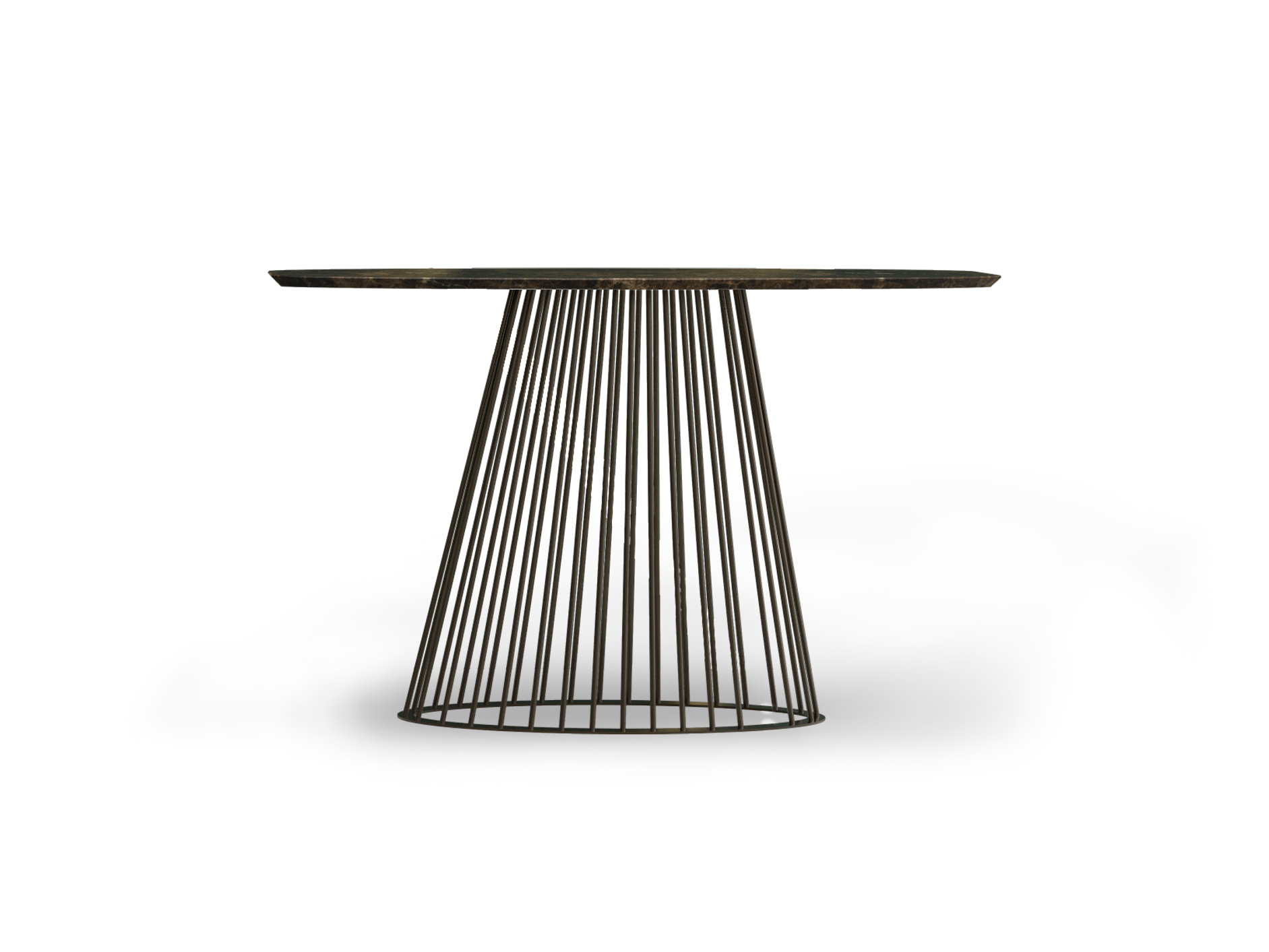 TORRES Consolle con piano in marmo Emperador e base in metallo By ...