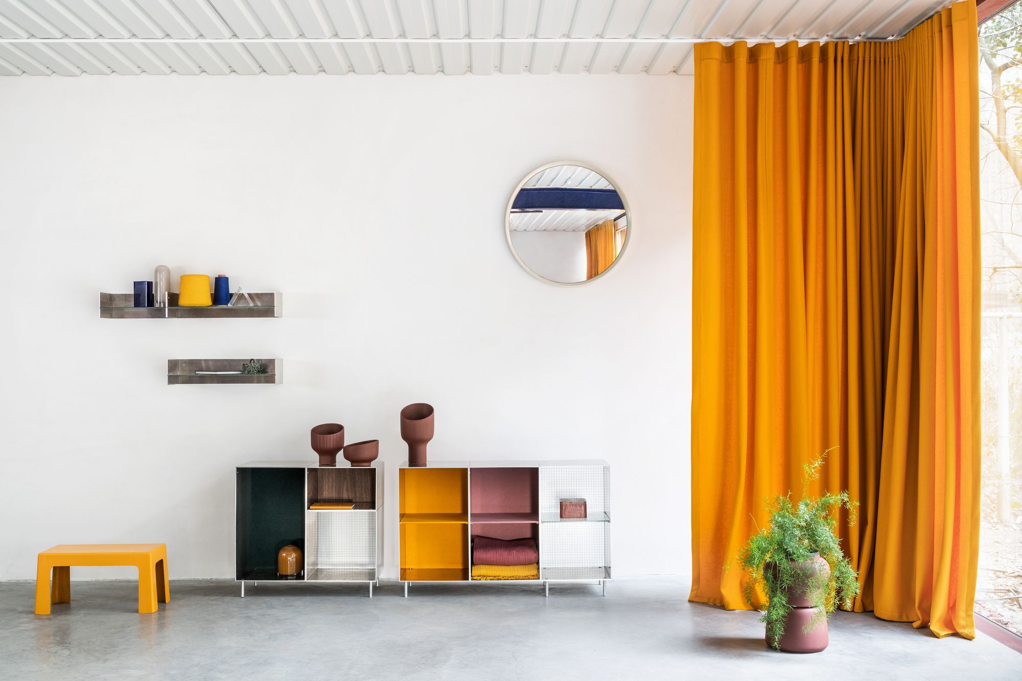 TOTEM SHELVES AND CABINETS | Modular bookcase Open modular aluminium ...