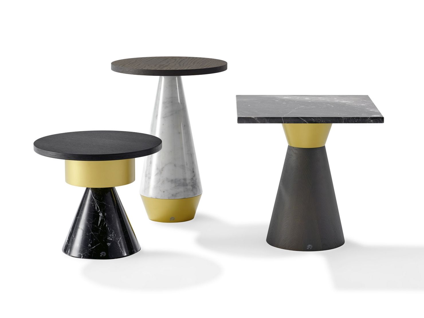 TOTEM | Round coffee table By Draenert design Quaglio Simonelli Design