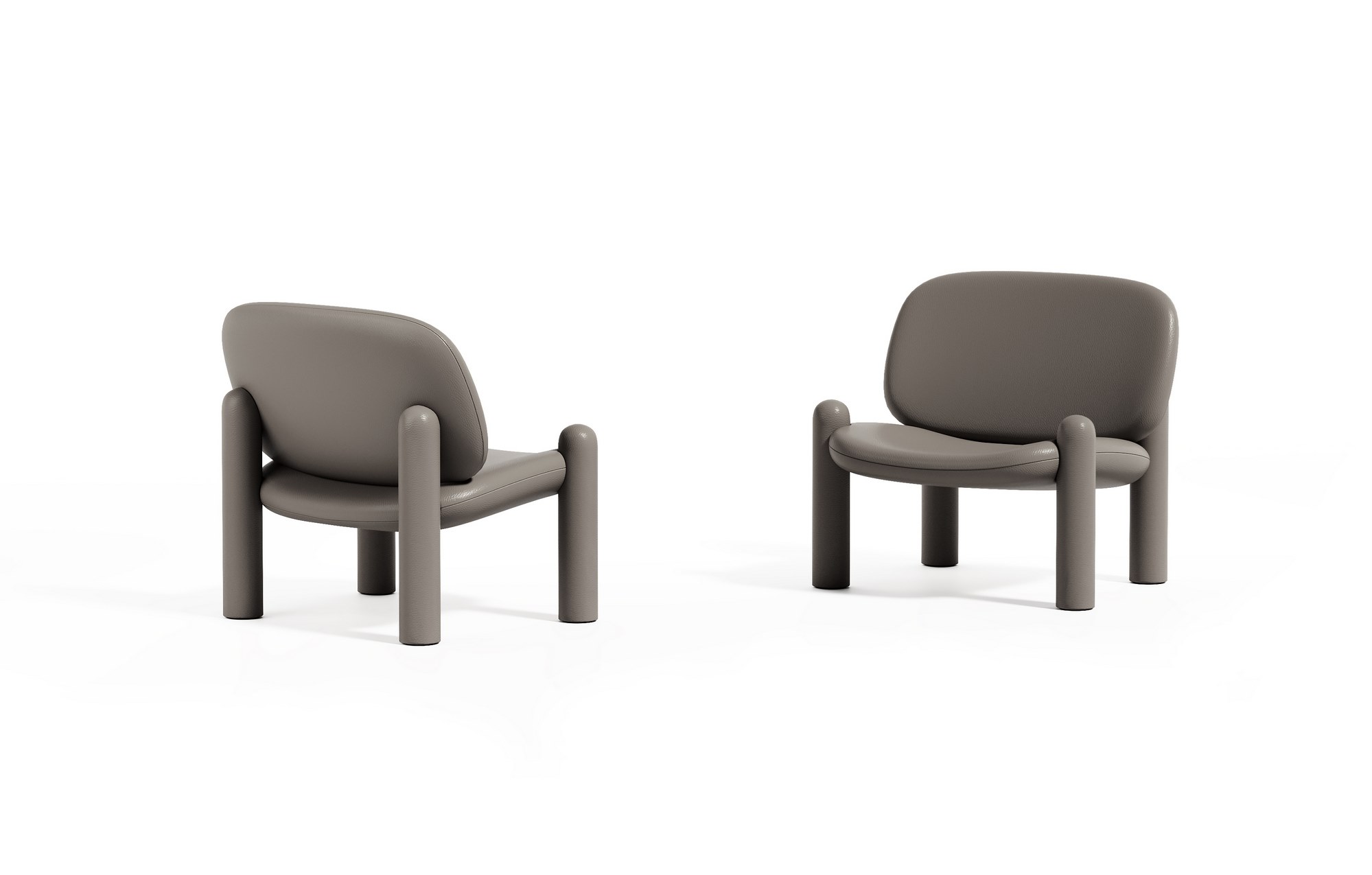 TOTTORI | Leather armchair Tottori Collection By Driade design Kateryna ...
