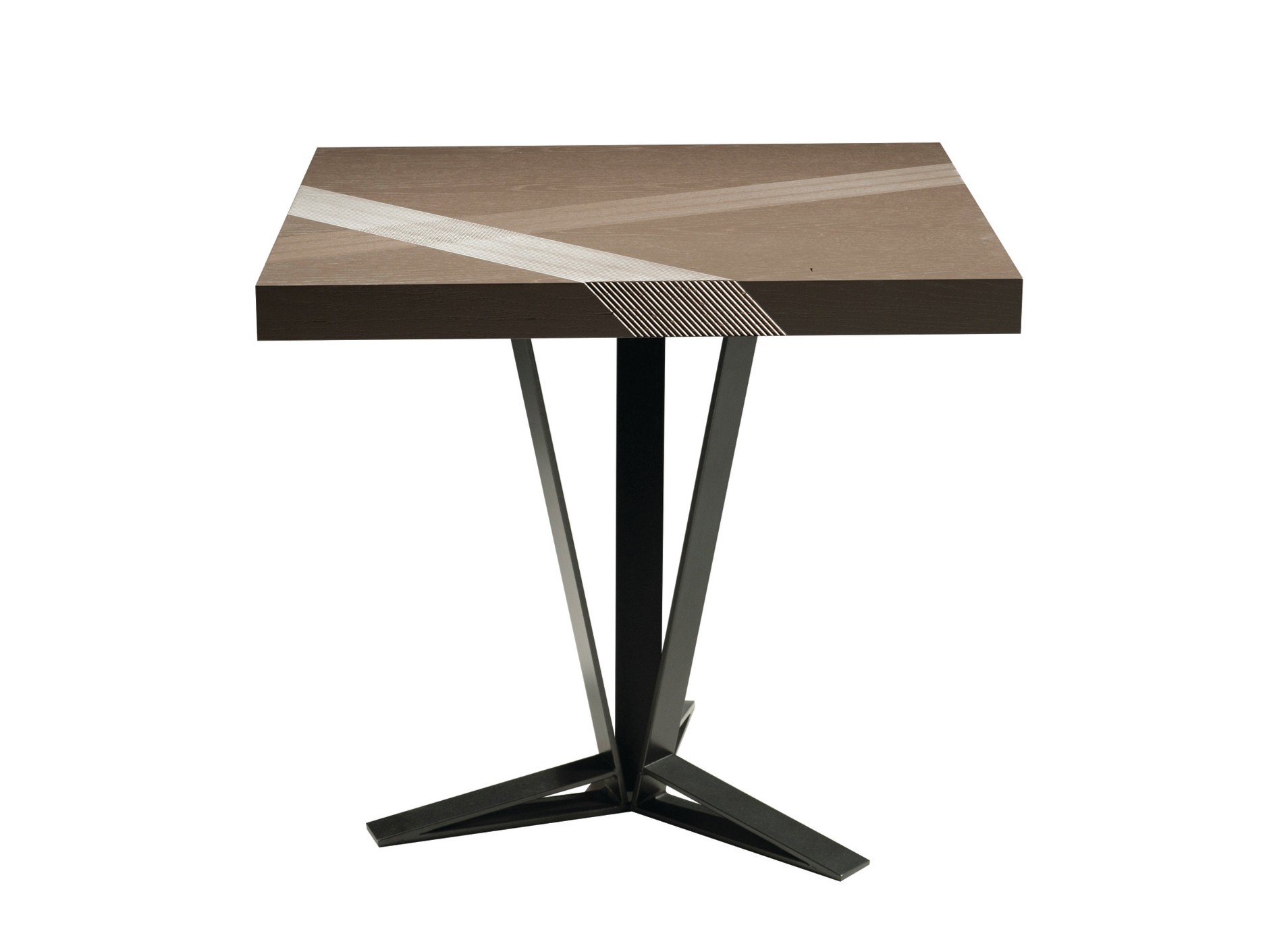 TRACK Square oak high side table By Roche Bobois | design Giovanni ...