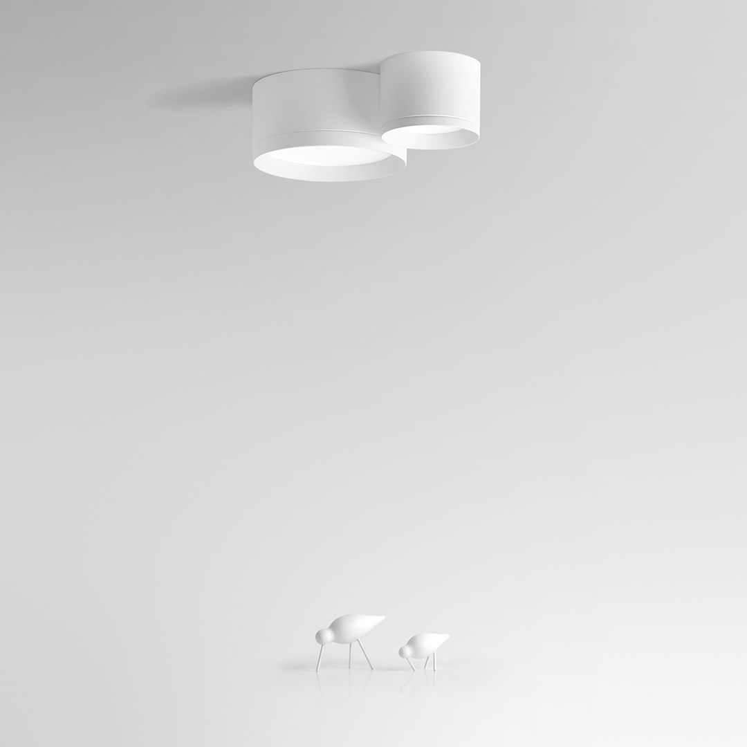 STRAM SURFACE MINI ceiling lamp By Arkoslight design Rubén Saldaña