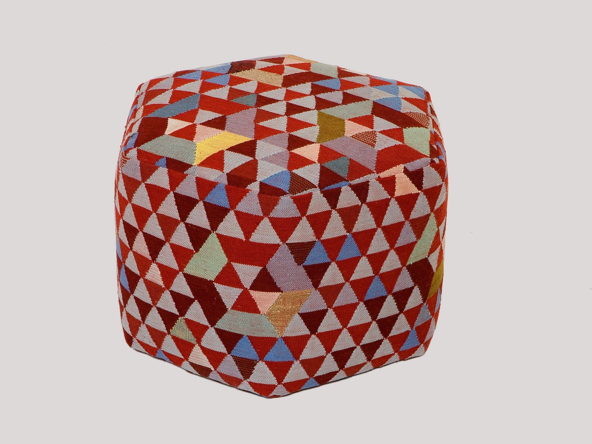 TRIANGLEHEX SWEET PINK | Pouf Triangles Collection By Golran