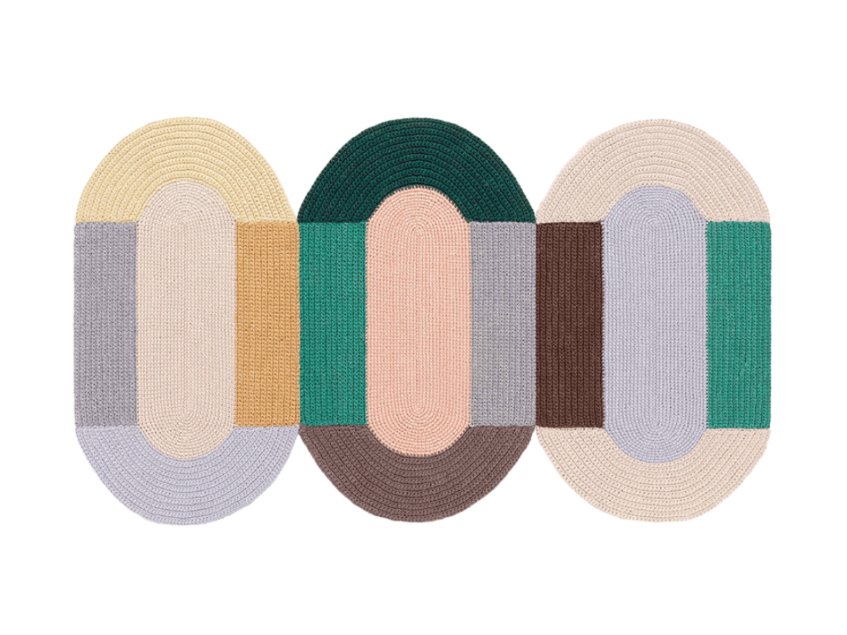 TRIO MIX rug By GAN design Clara von Zweigbergk