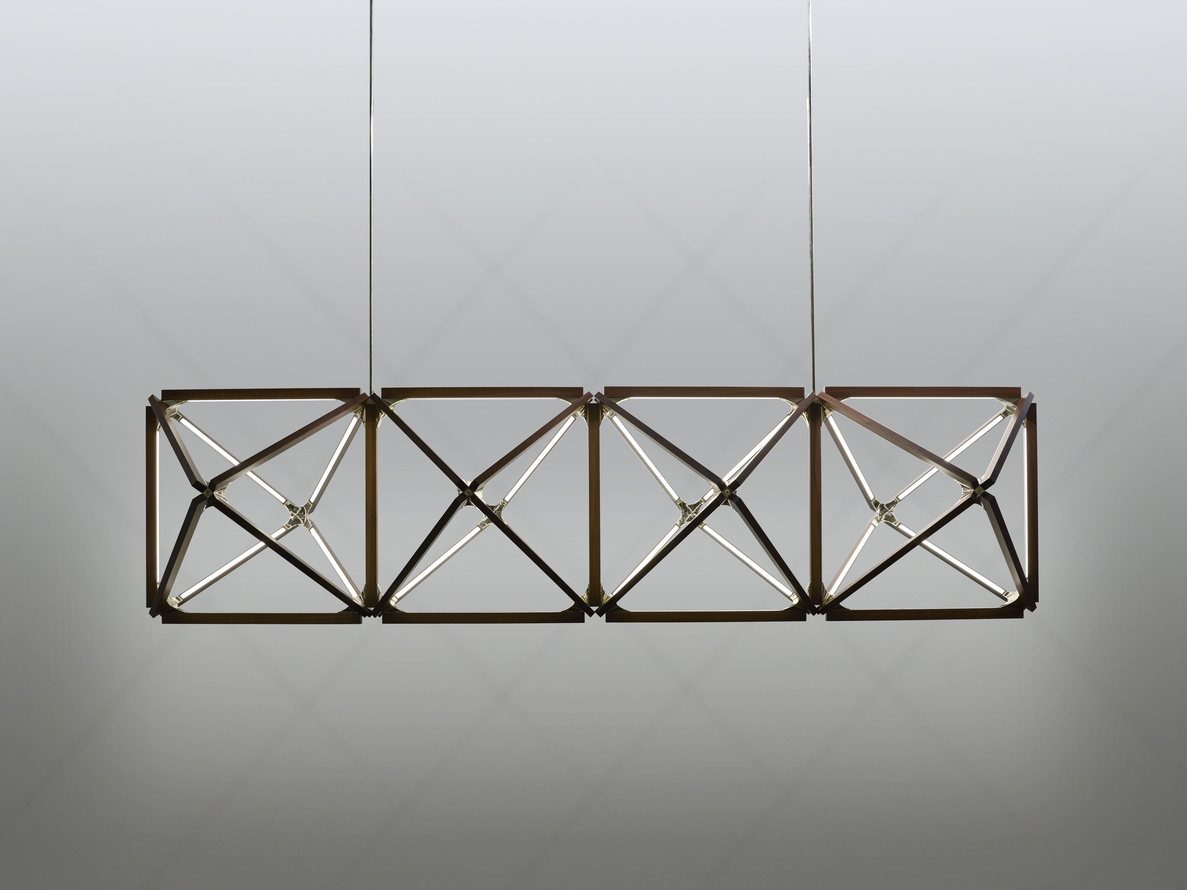 LED wooden pendant lamp TRUSS X The X Collection Collection By ...