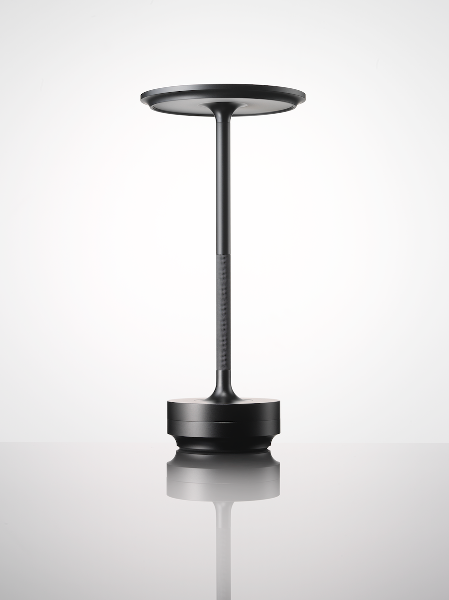 TURN ALUMINIUM BLACK Table lamp By Ambientec | design Nao Tamura