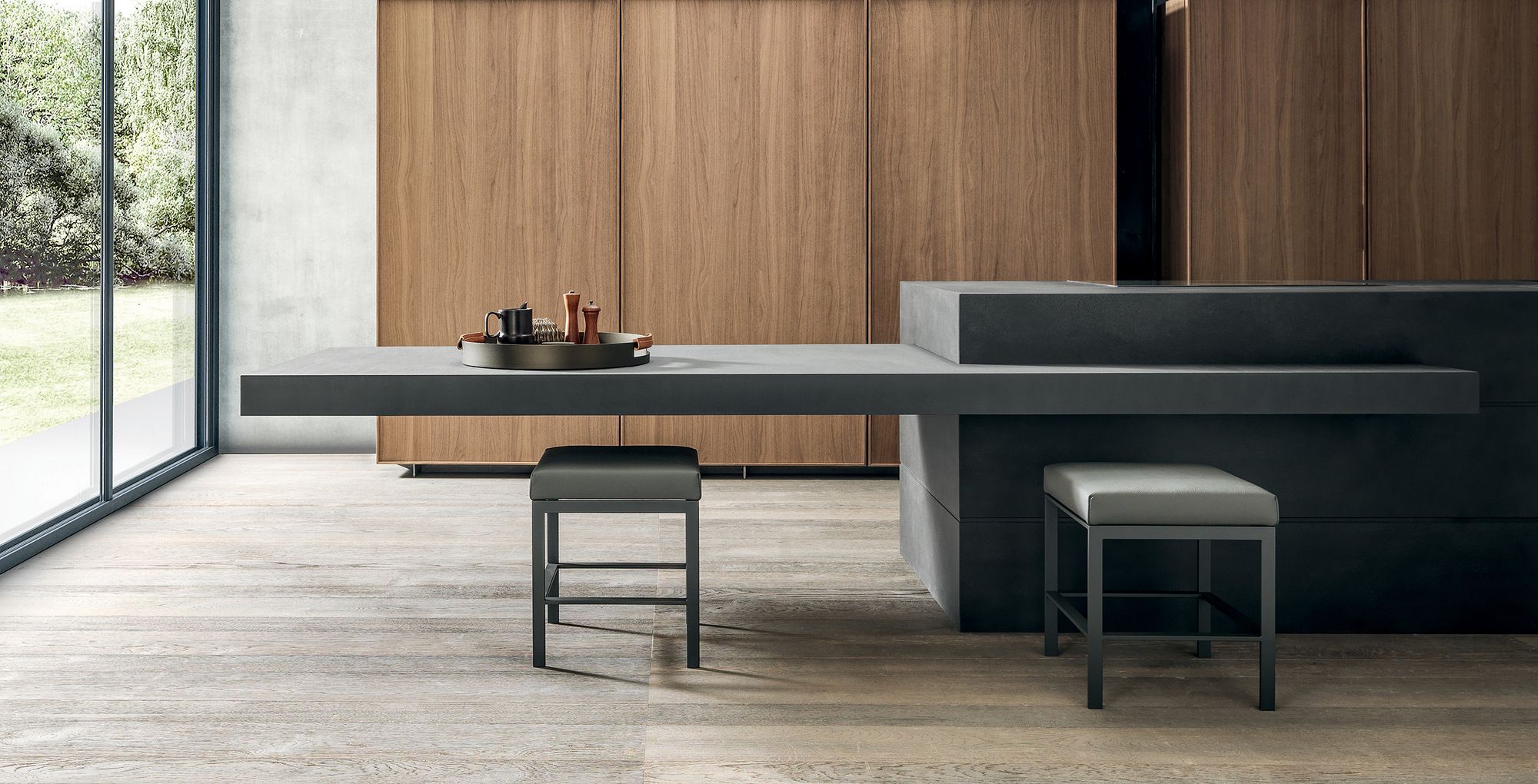 TWENTY FRAME Kitchen with island without handles By MODULNOVA | design ...