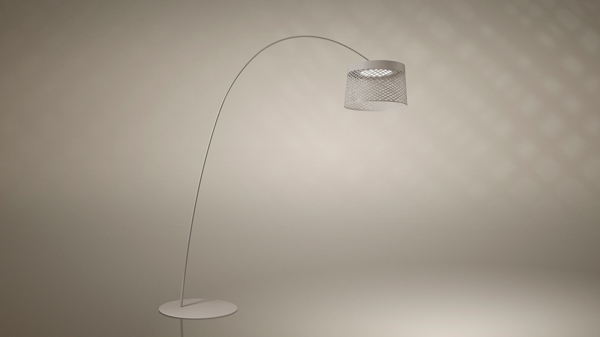 TWIGGY GRID Outdoor arc lamp By Foscarini | design Marc Sadler