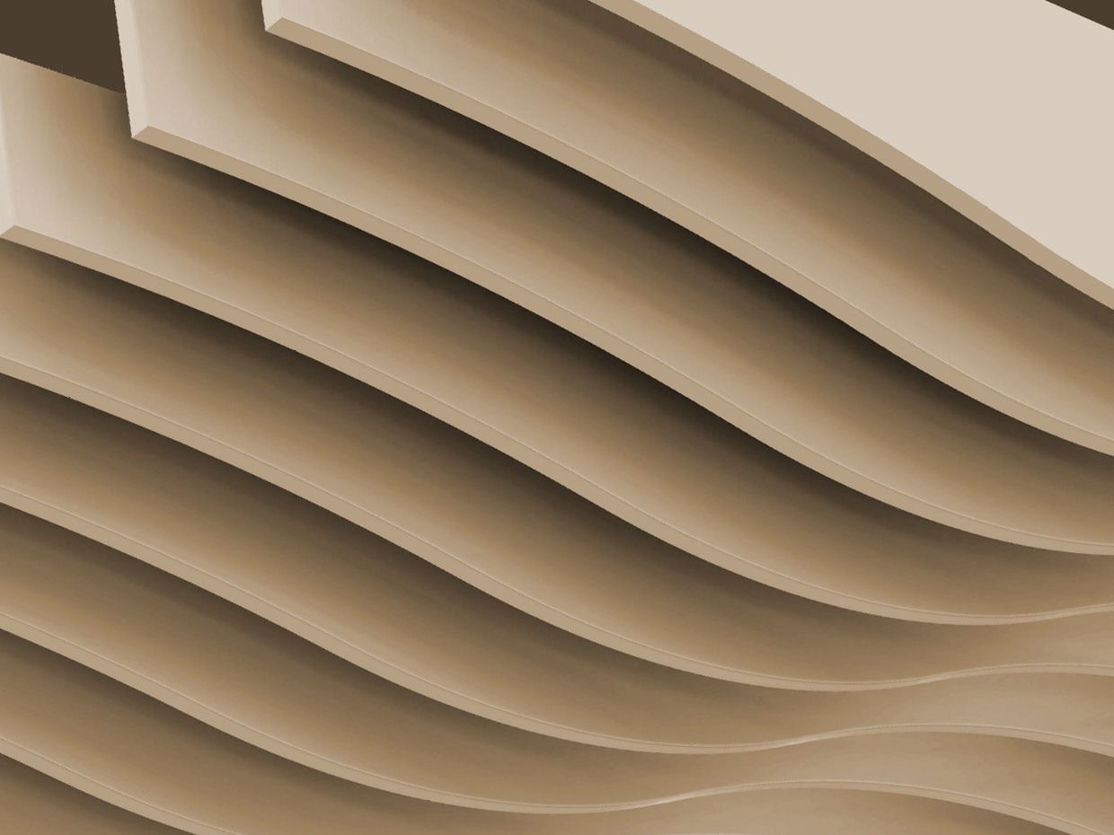 TWISTED LAMELLA 303 ceiling panels By CBI Europe