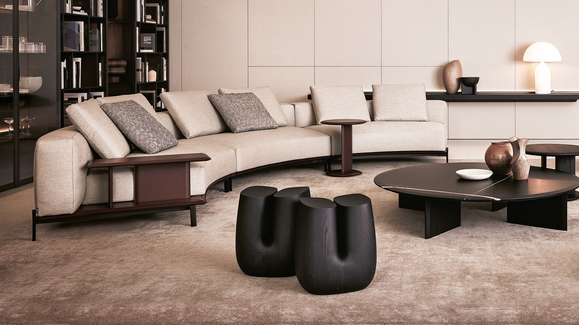 UBE Stool By Poliform | design Jean-Marie Massaud